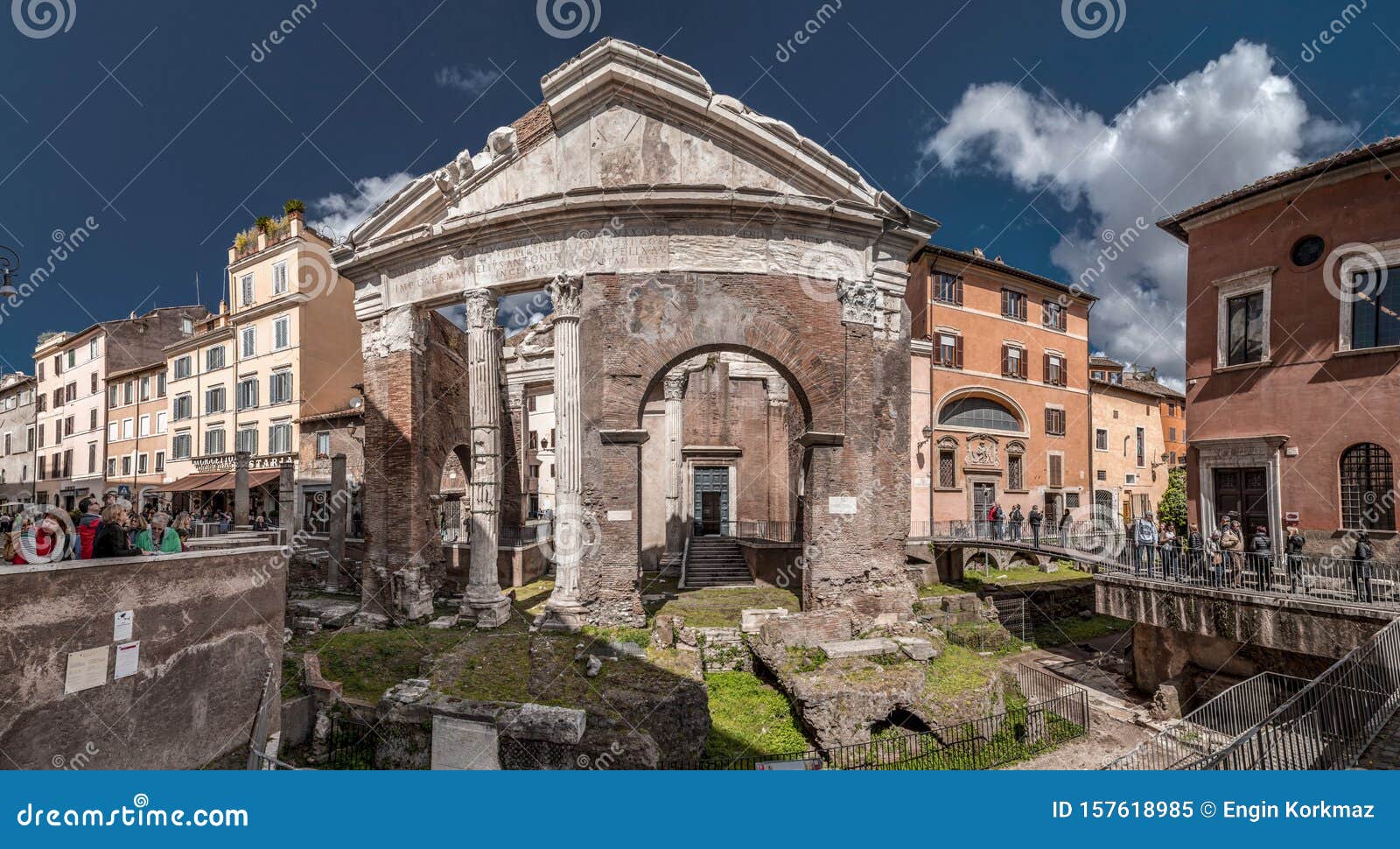 L'ancien Ghetto Juif De Rome Image éditorial - Image of rome, juif ...