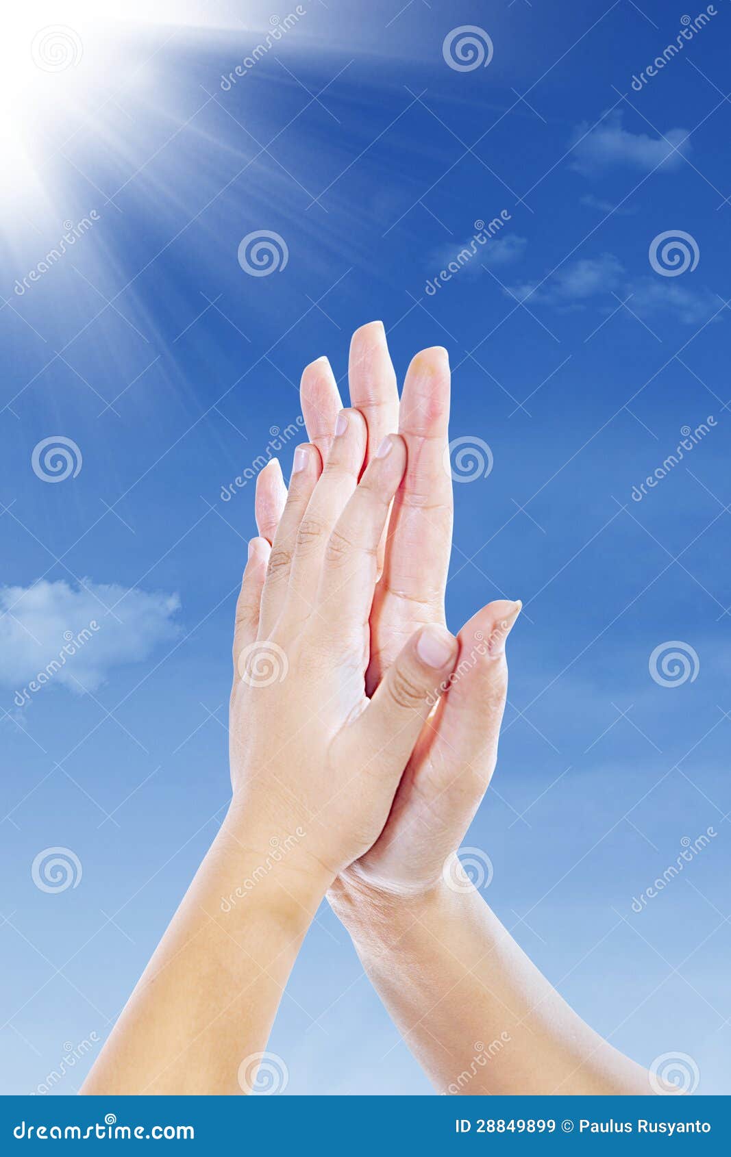 L'applauso Della Mano Gestures All'aperto Immagine Stock - Immagine di ...