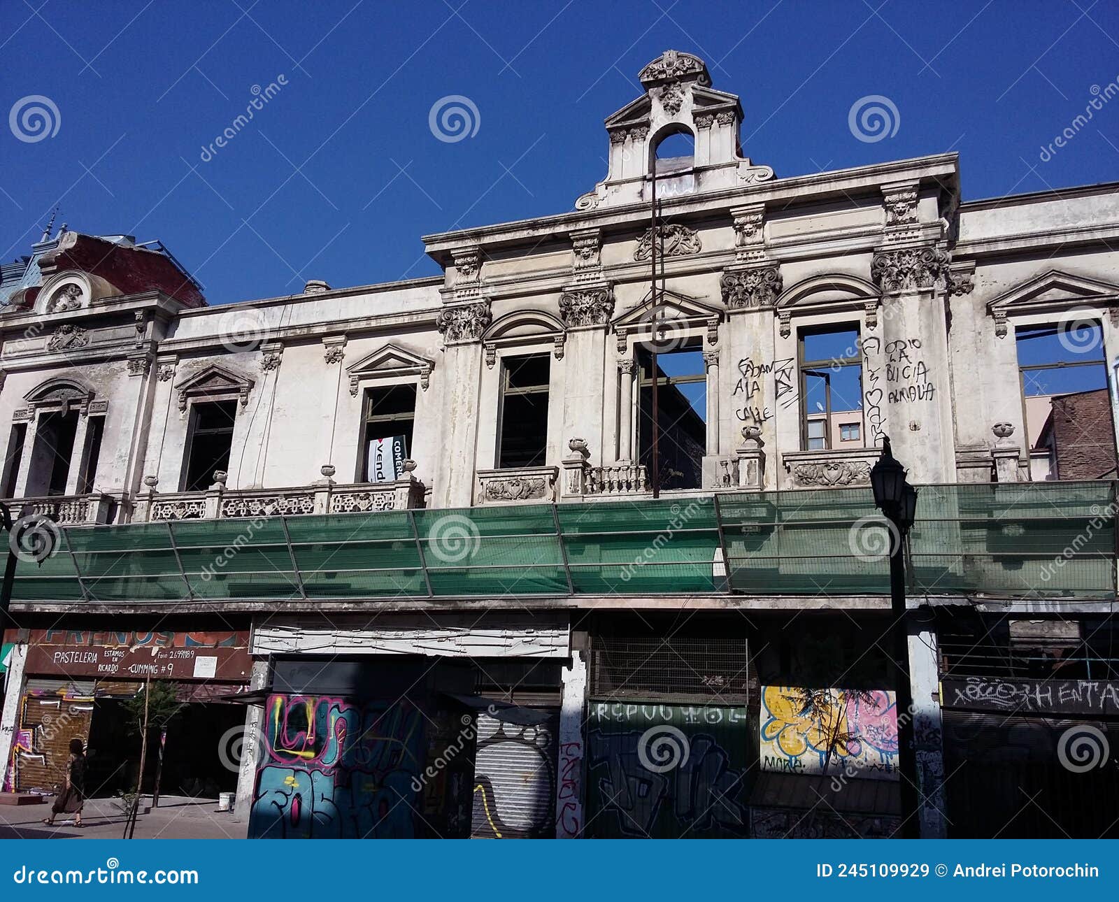 L'architecture De La Ville De Santiago. Chicane. Image stock éditorial ...