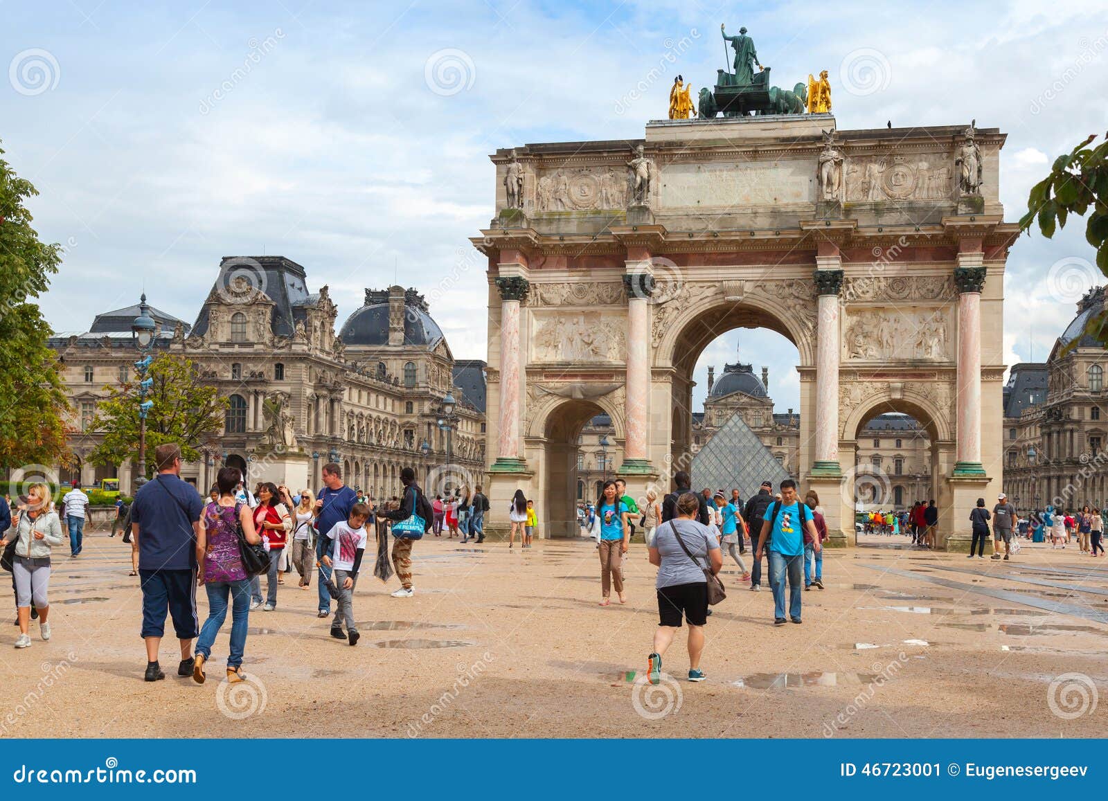 L'arco Trionfale (carosello Di De Triomphe Du) Fotografia Editoriale ...