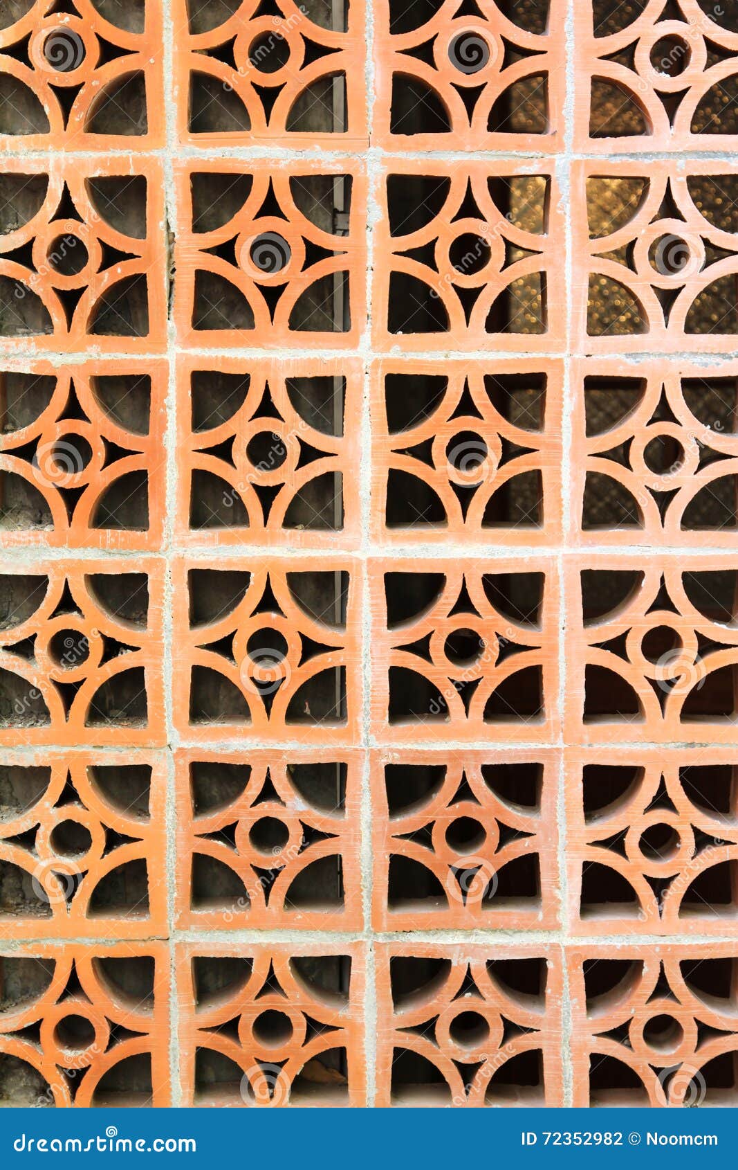 L'argile Cuit Au Four Bloque Le Mur Photo stock - Image du conception ...