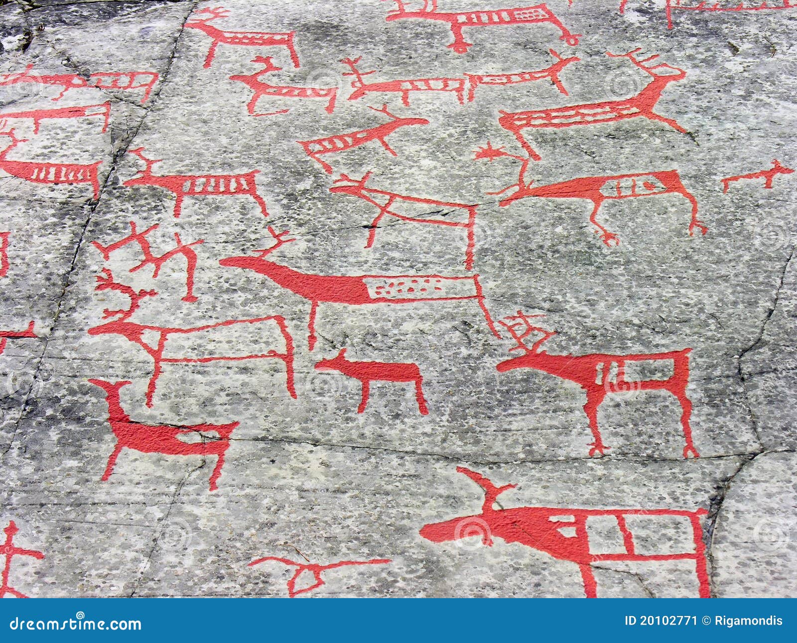 L'art de roche dans Alta image stock. Image du signe - 20102771