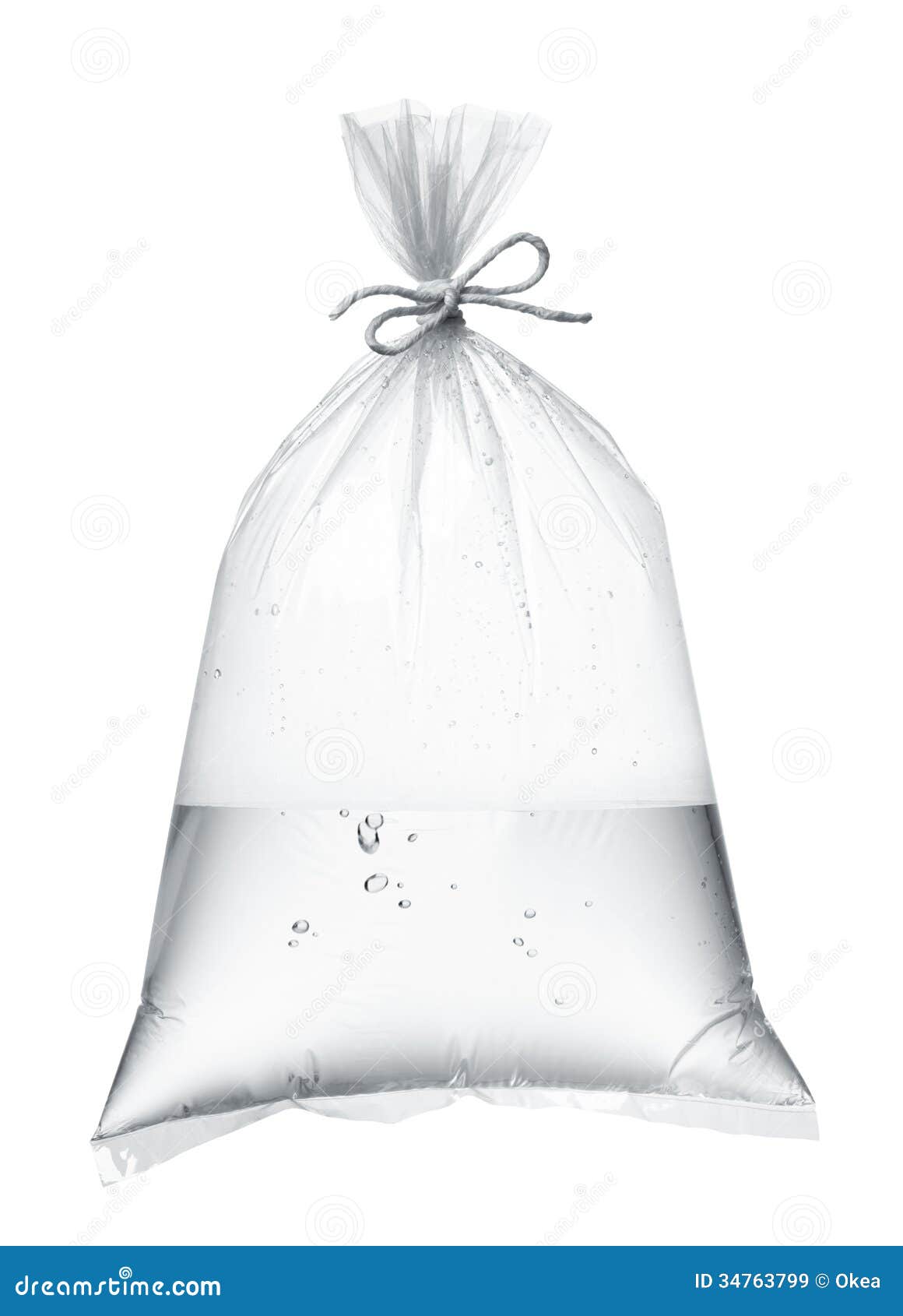 L'eau Dans Le Sachet En Plastique Image stock - Image du propre, pureté ...