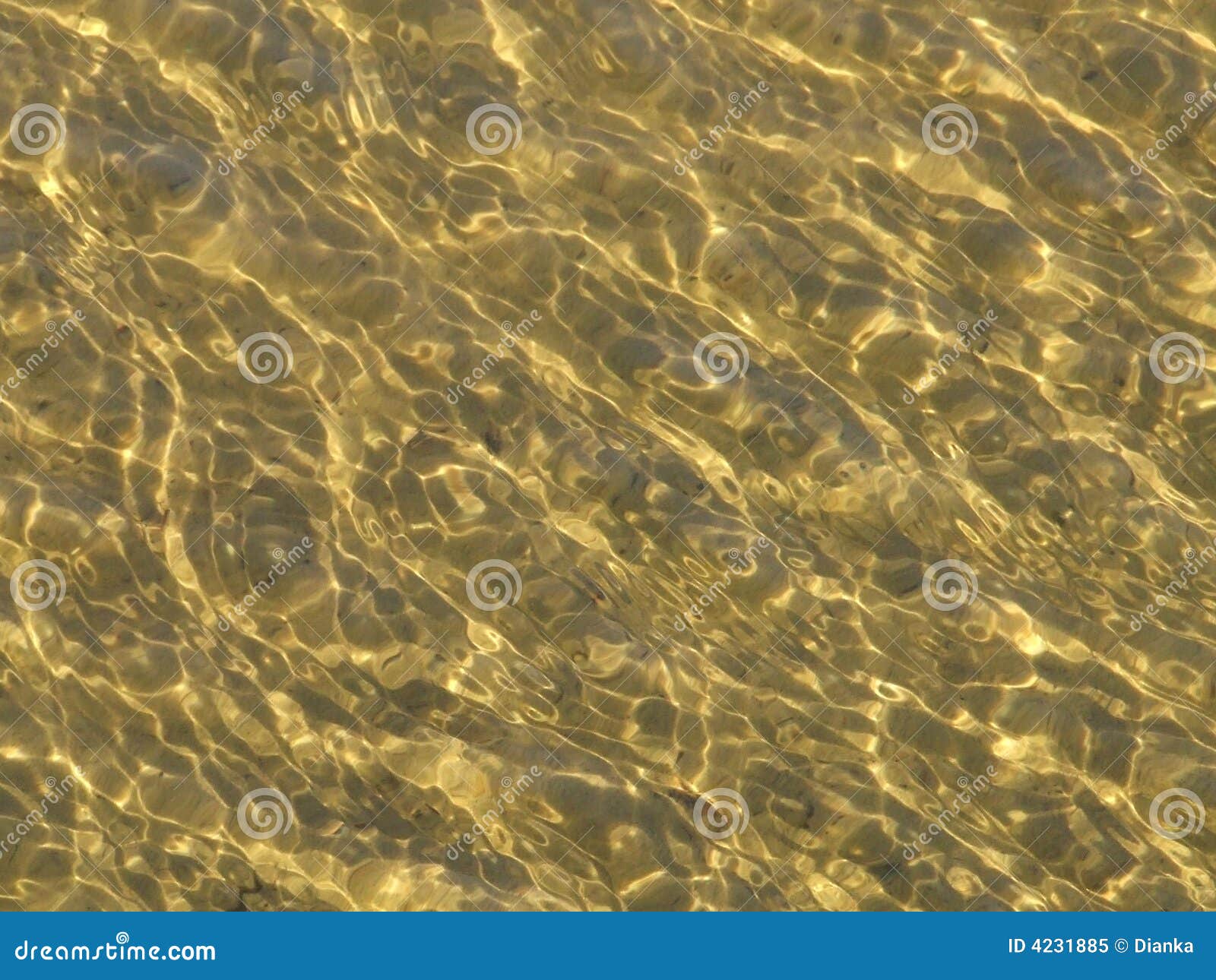 L'eau jaune image stock. Image du réflexion, énergie, ondulé - 4231885
