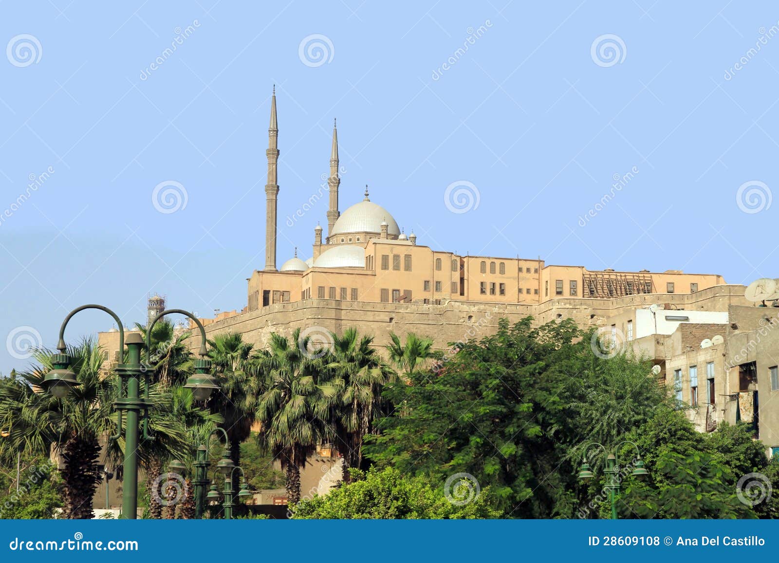 L'EL Le Caire Egypte De Saladin De Citadelle Photo stock - Image du ...