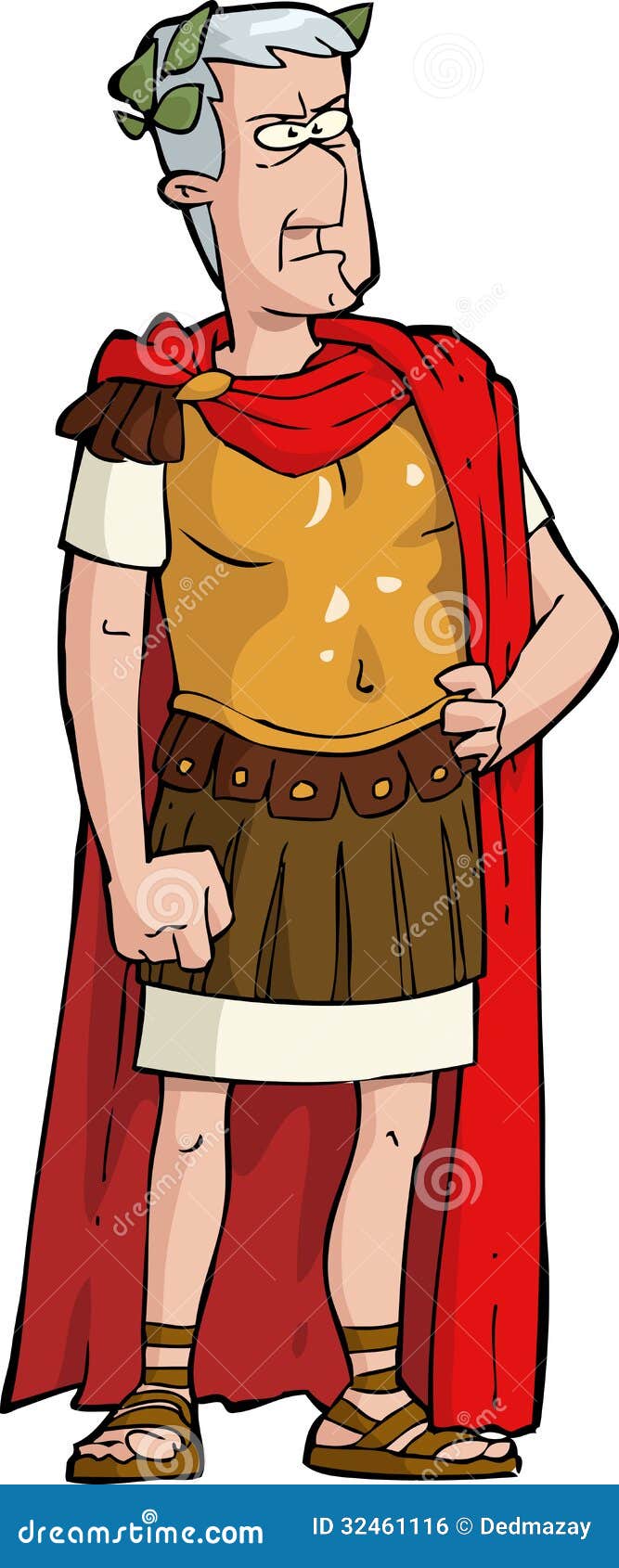 L'empereur romain illustration de vecteur. Illustration du homme - 32461116