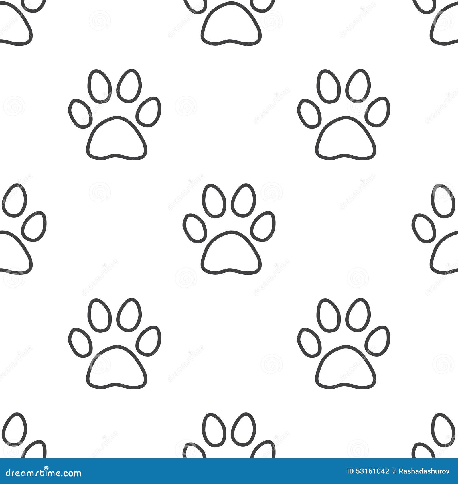 L'empreinte De Pas De Chat, Dirigent Le Modèle Sans Couture ...