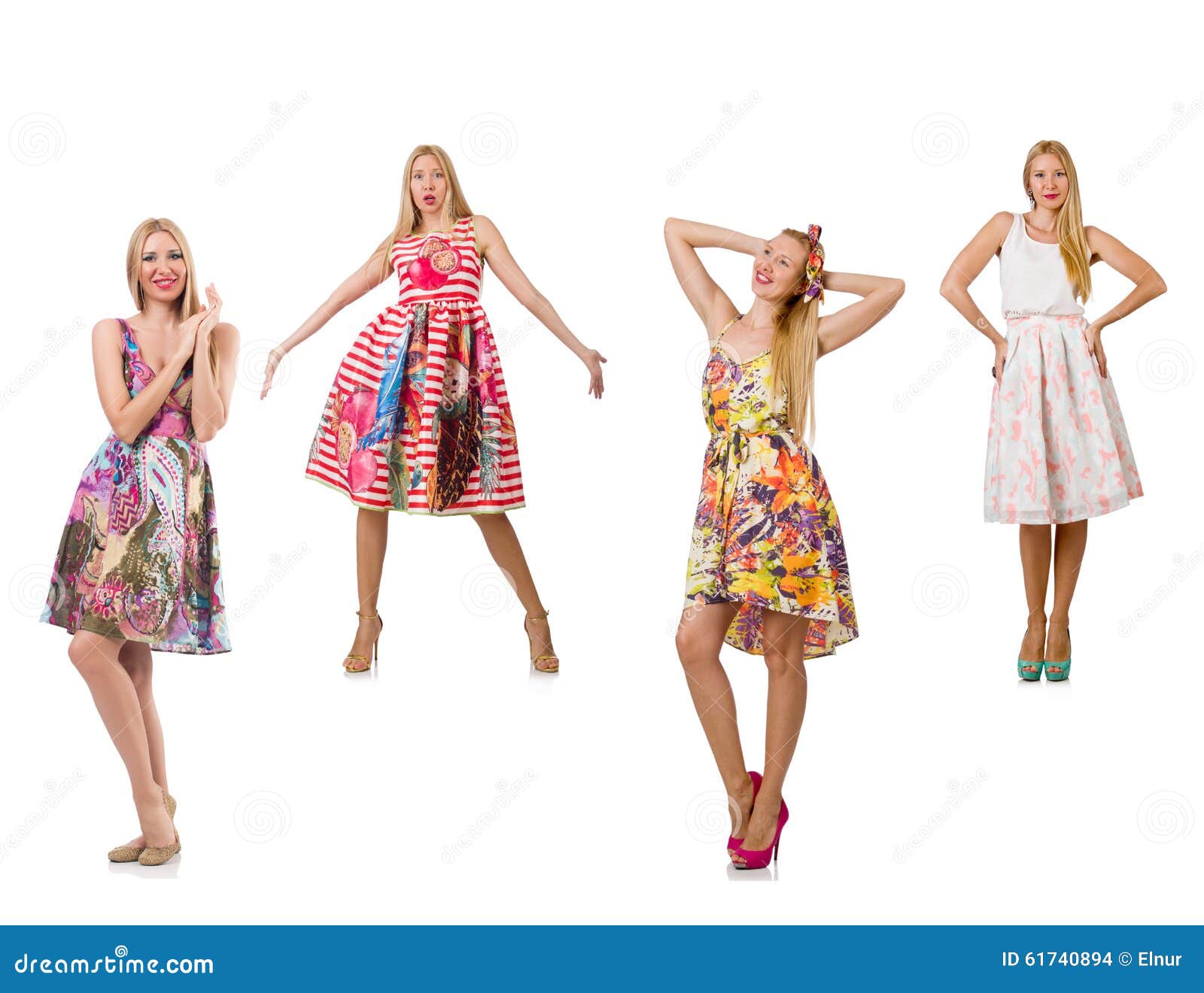 L'ensemble De Photos Dans Le Concept De Mode Photo stock - Image du ...