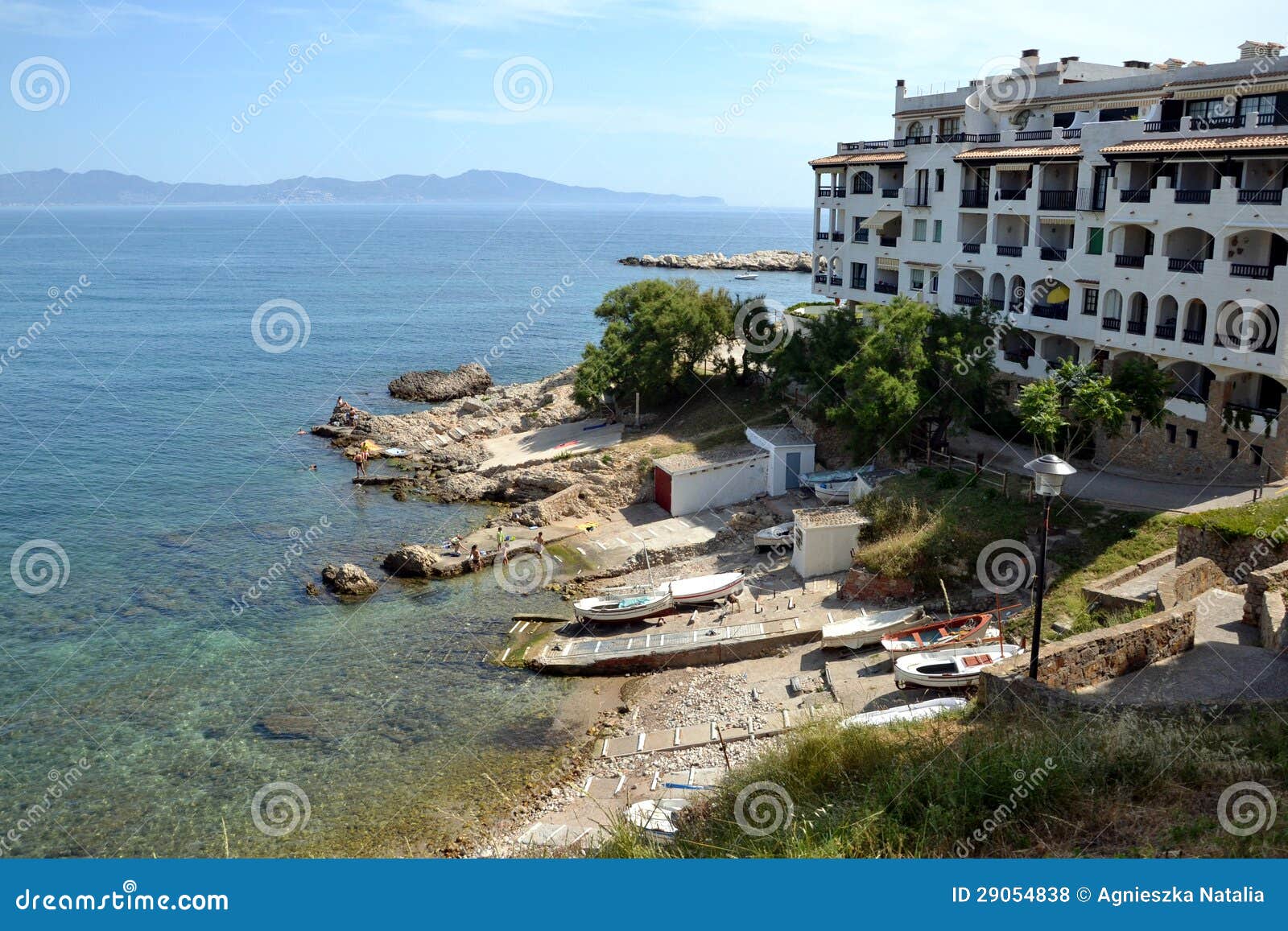 L Escala in Costa Brava, Catalonia, Spain Editorial Stock Photo - Image ...