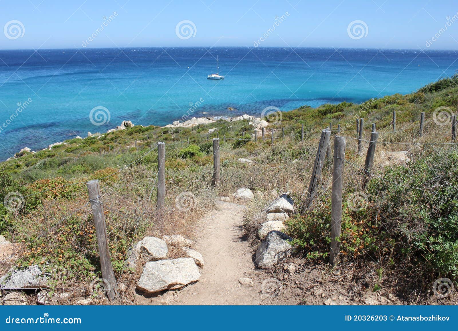 LÂ´Escalet Beach on the French Riviera Stock Image - Image of renowned ...