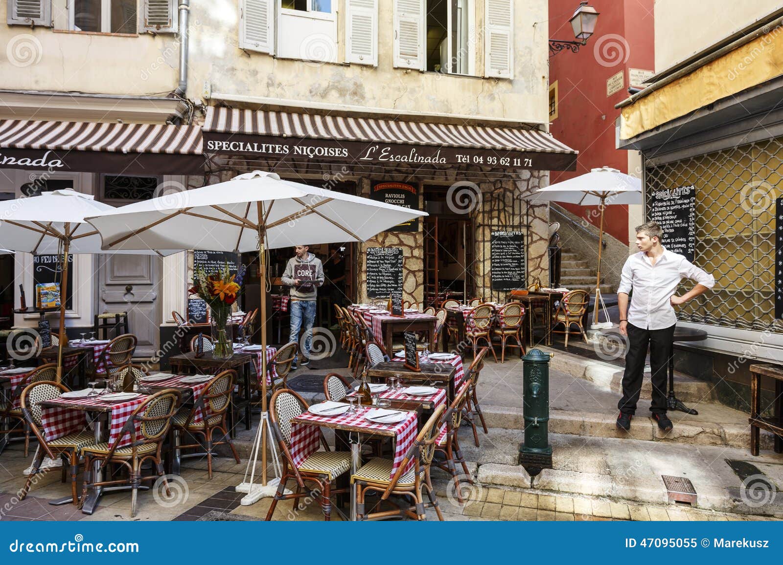 L'Escalinada-Restaurant in Nizza, Frankreich Redaktionelles Bild - Bild ...