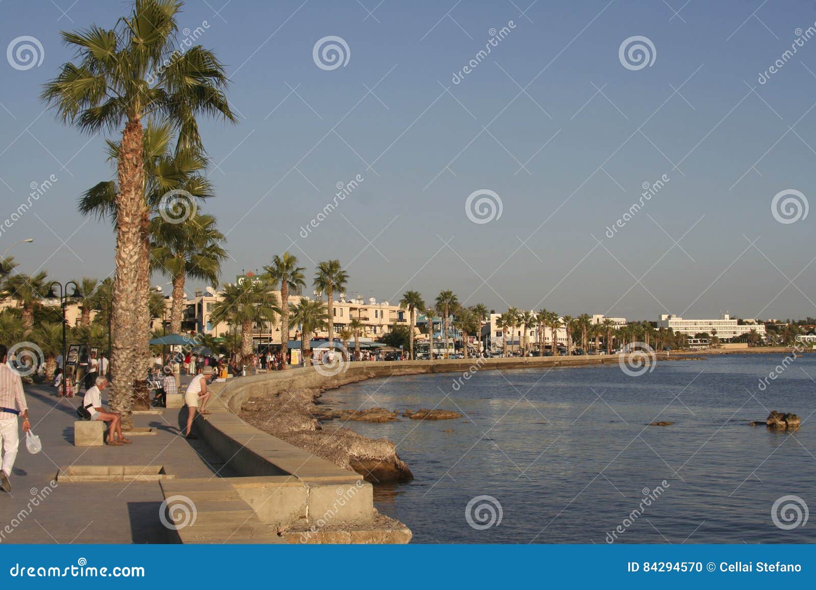 L'Europe, Chypre, Ville De Paphos Image éditorial - Image du ensoleillé ...