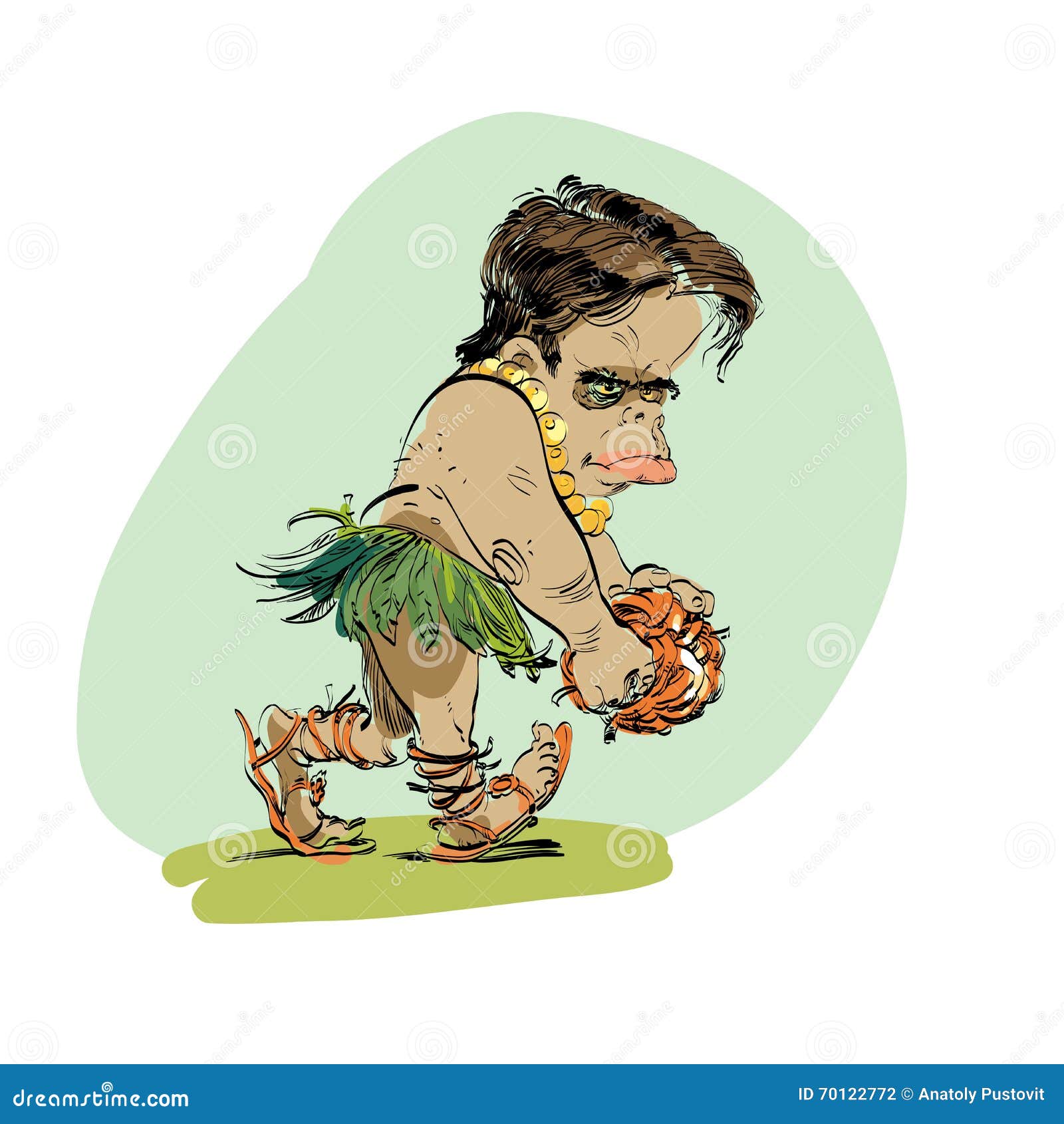 L'evoluzione Dell'uomo Primitivo Illustrazione Vettoriale ...