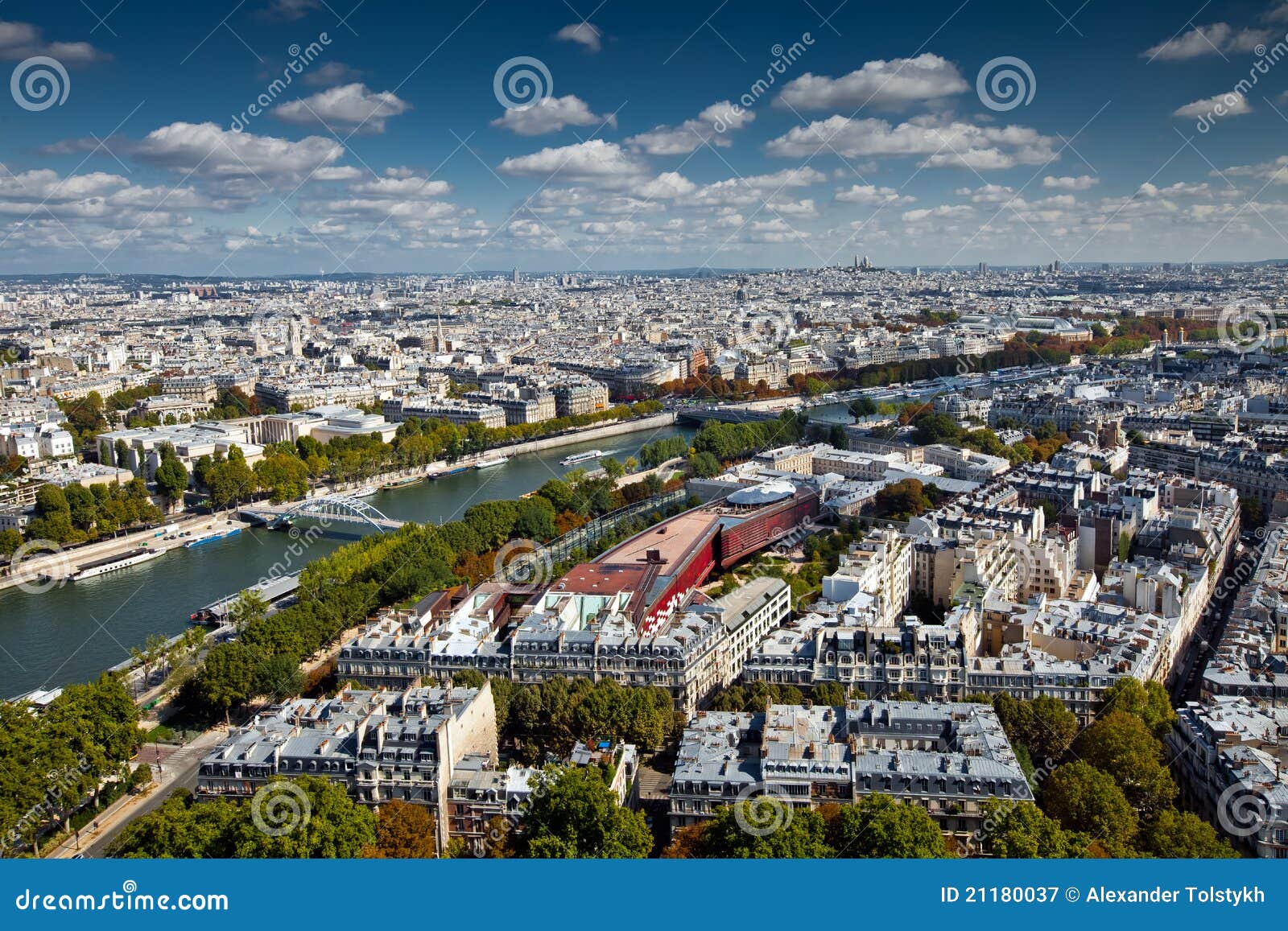 L'horizontal De La Ville De Paris Image stock - Image du passerelle ...