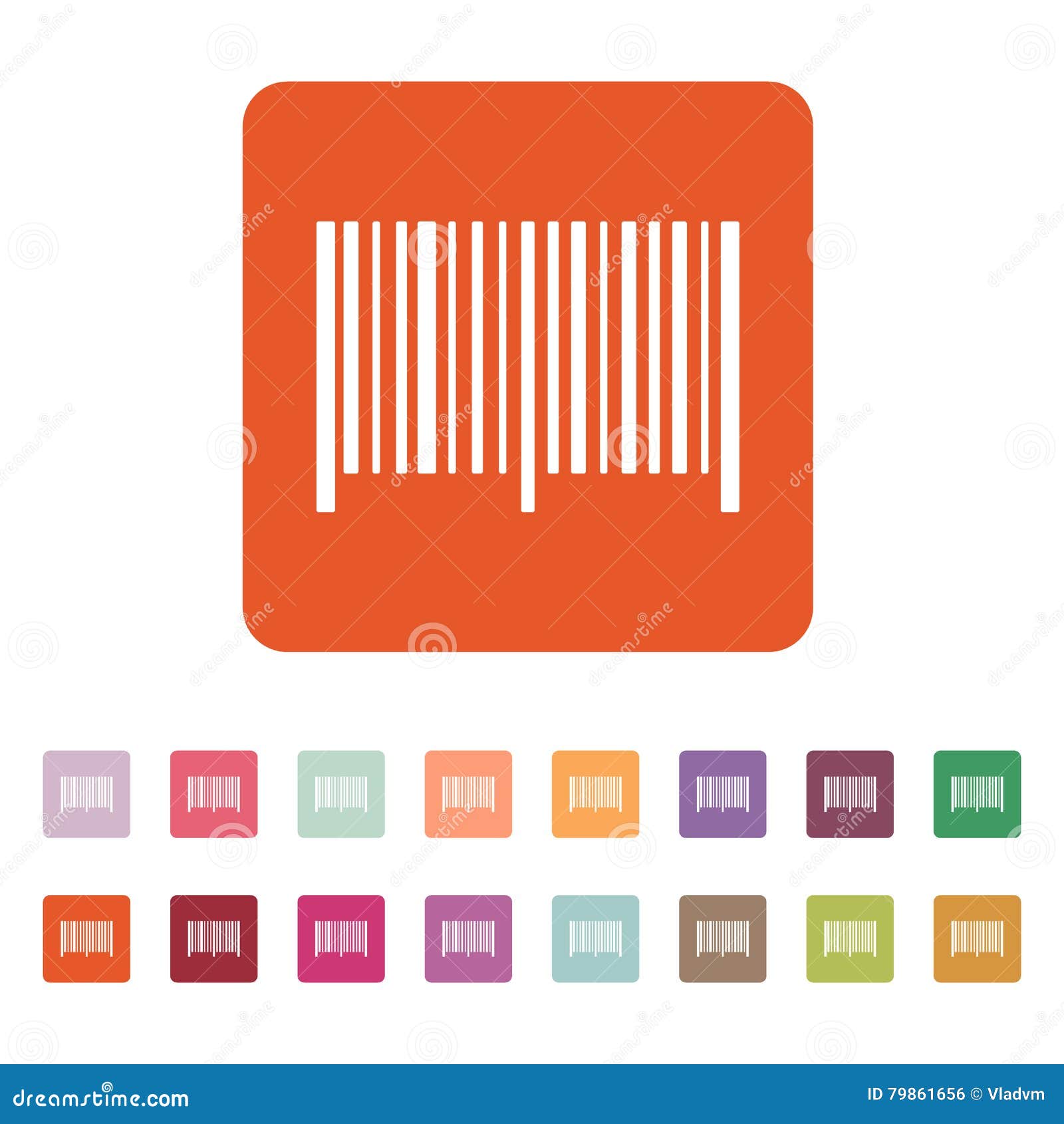 L'icône De Code Barres Symbole D'identification Et D'identification ...