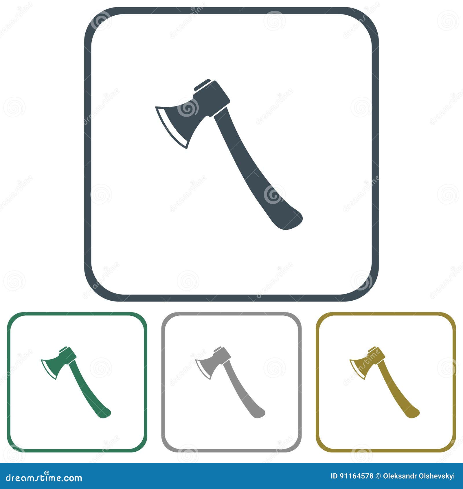 L'icône De Hache Symbole De Hache Illustration de Vecteur ...