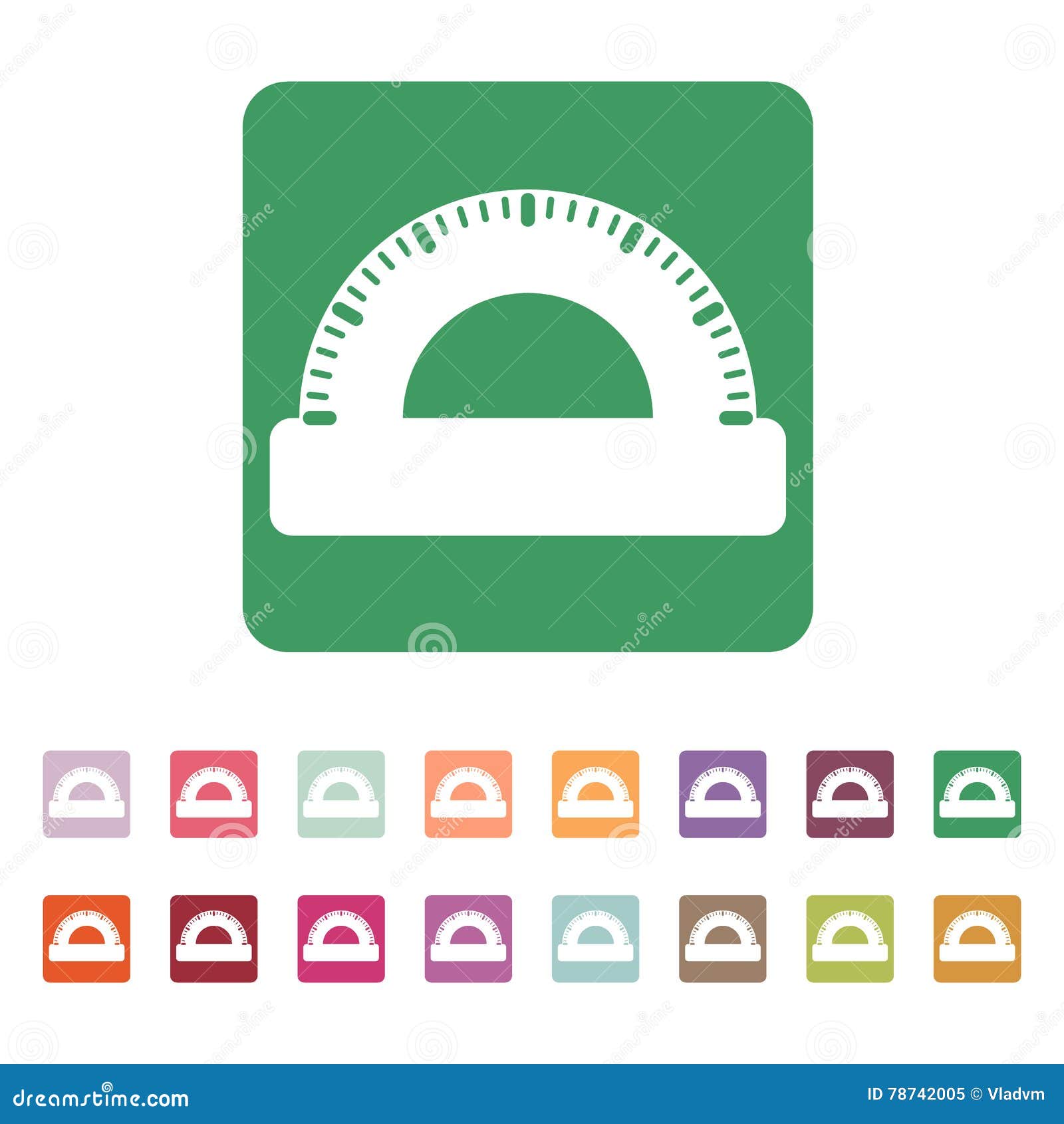 L'icône de rapporteur illustration de vecteur. Illustration du ...
