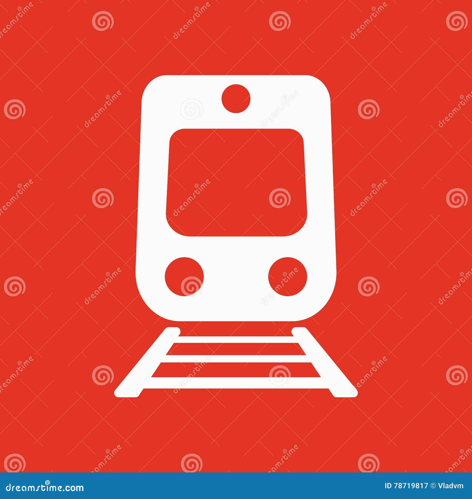 L'icône De Train Symbole Ferroviaire Plat Illustration de Vecteur ...