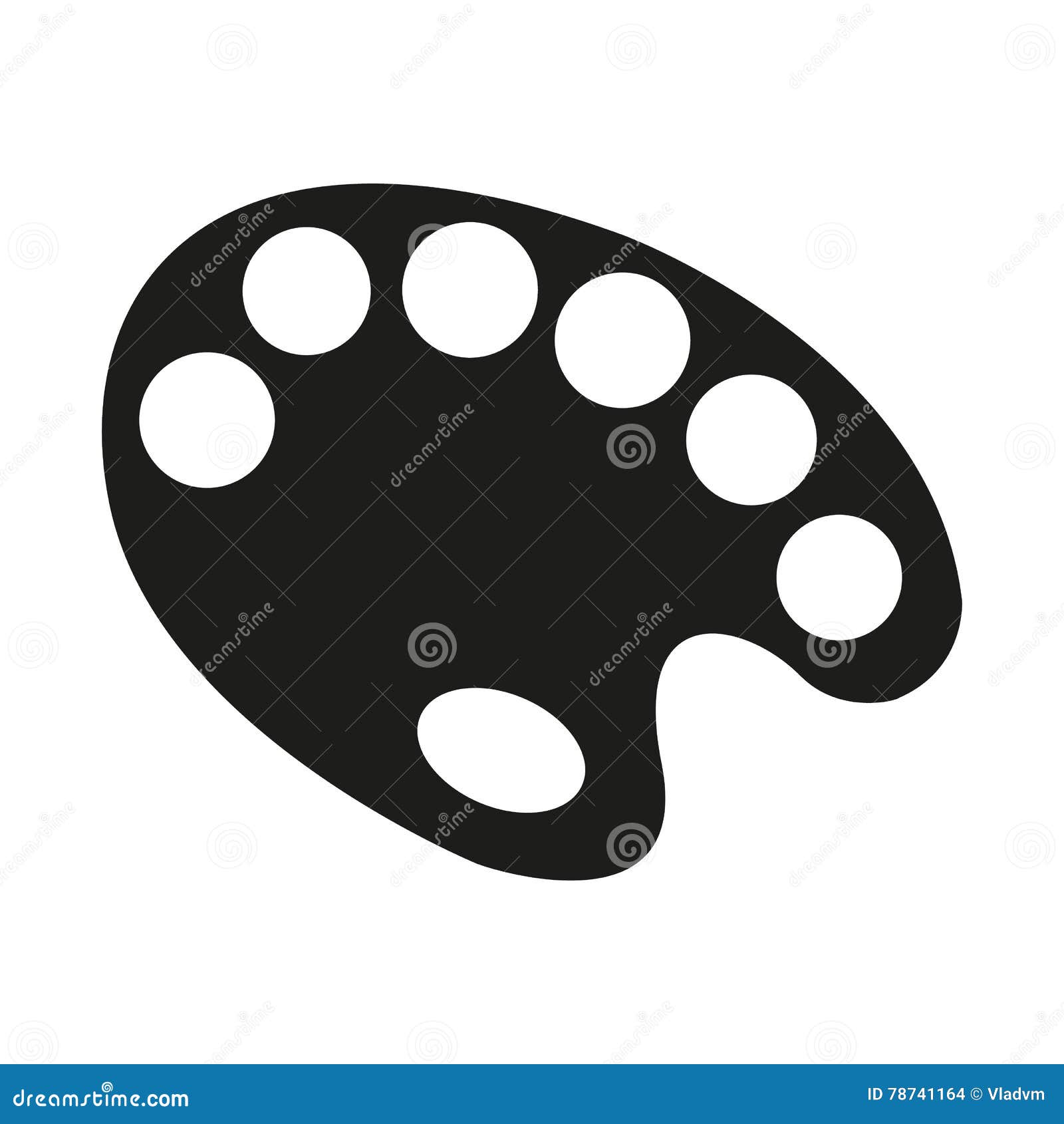 L'icona della tavolozza illustrazione vettoriale. Illustrazione di ...