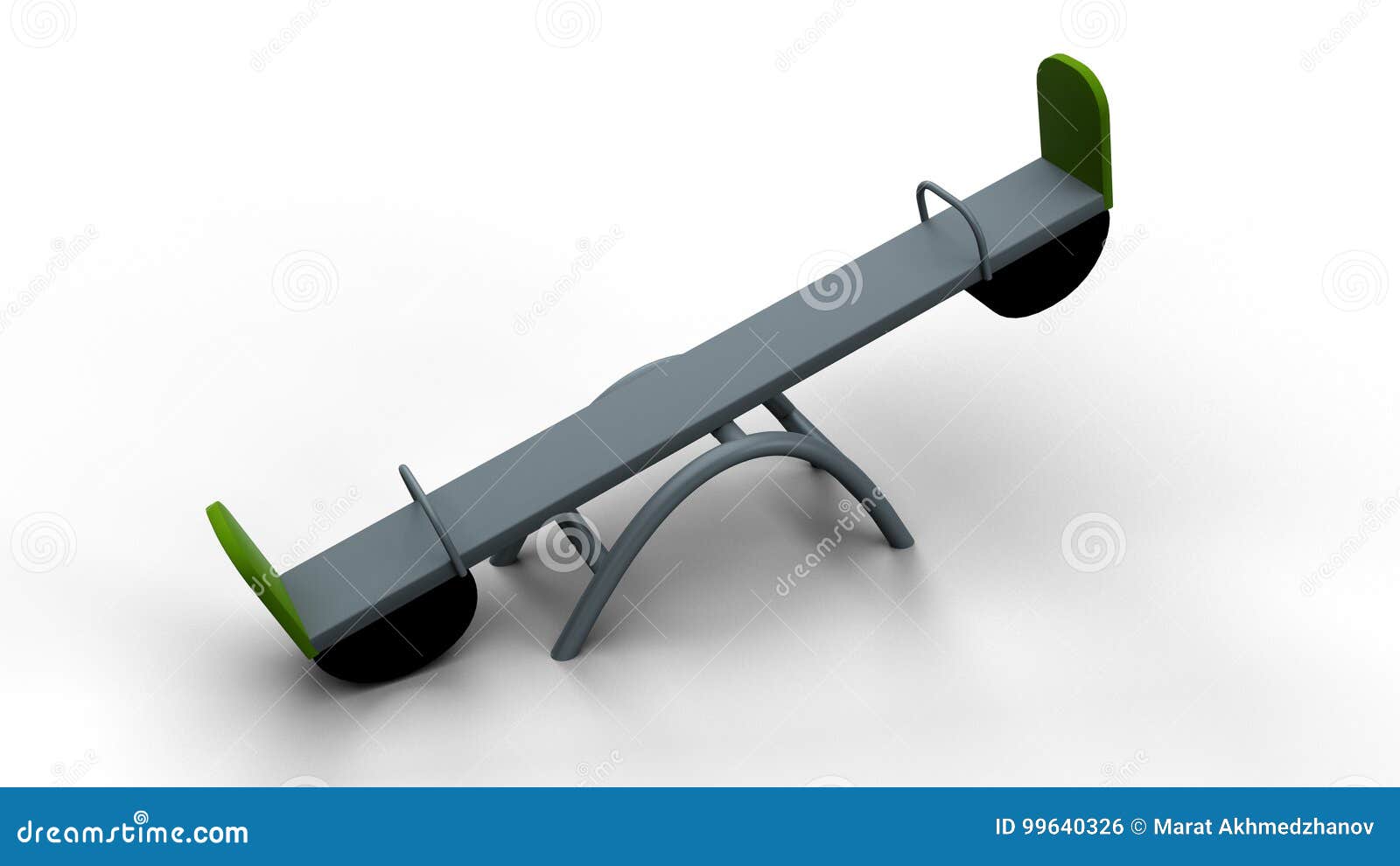 L'illustration De La Bascule 3d Rendent Illustration Stock ...