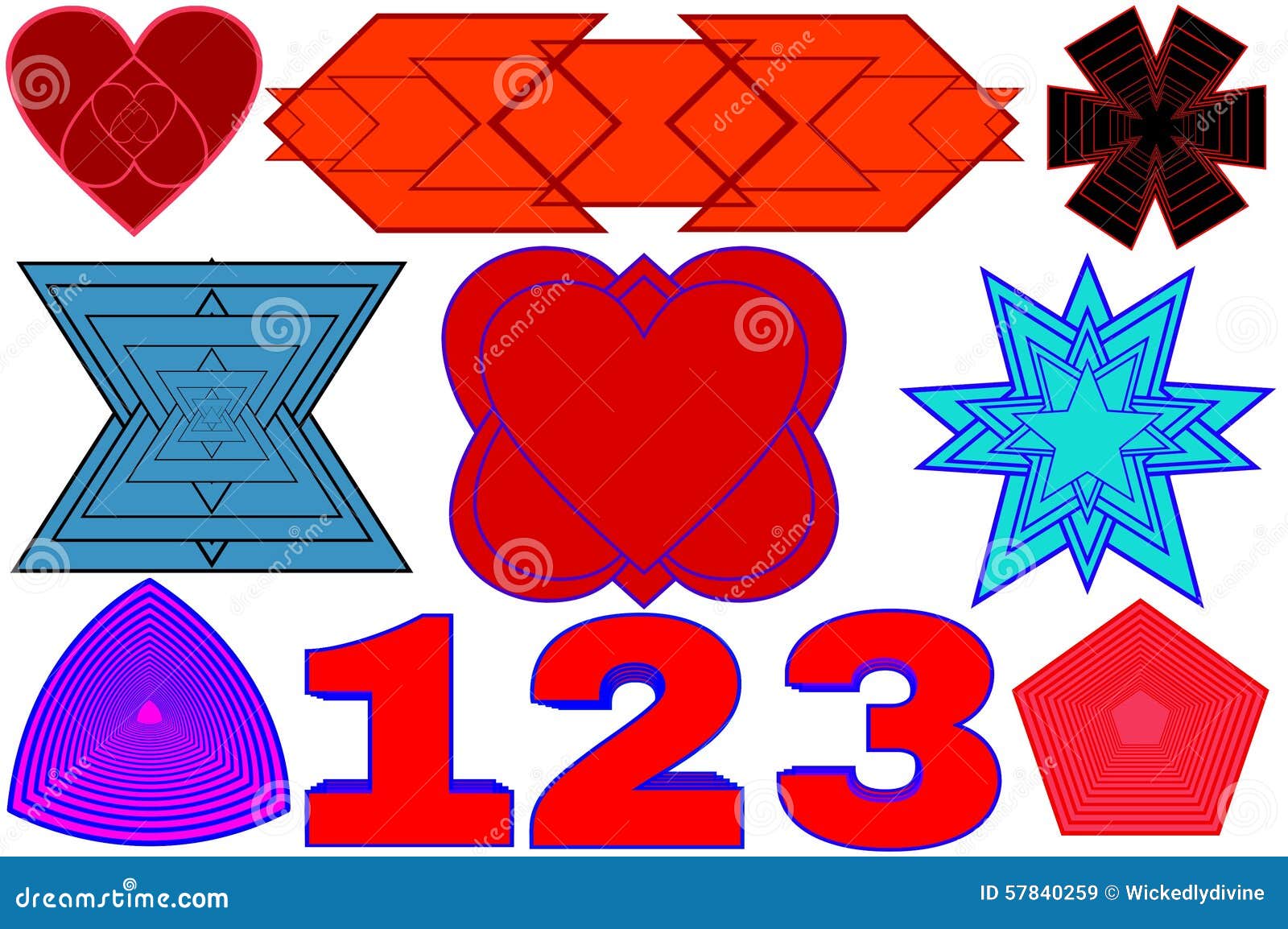 L'illustration se dessine illustration stock. Illustration du numéros ...