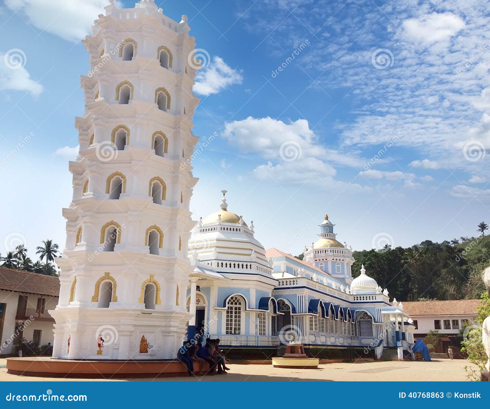 L'Inde goa Temple indou image stock. Image du spiritualité - 40768863