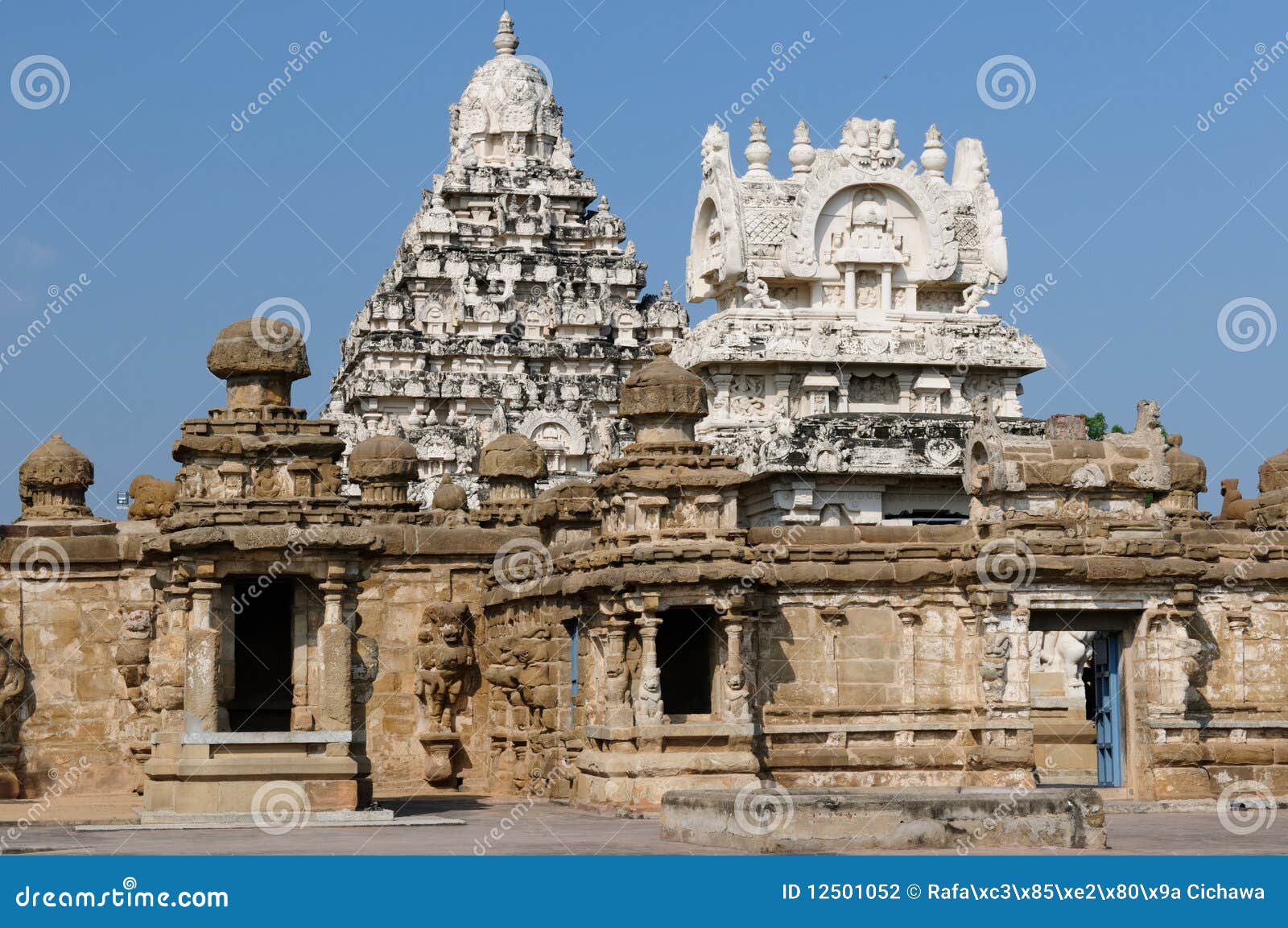 L'Inde - Le Temple De Kailasanathar Photo stock - Image du vieux ...