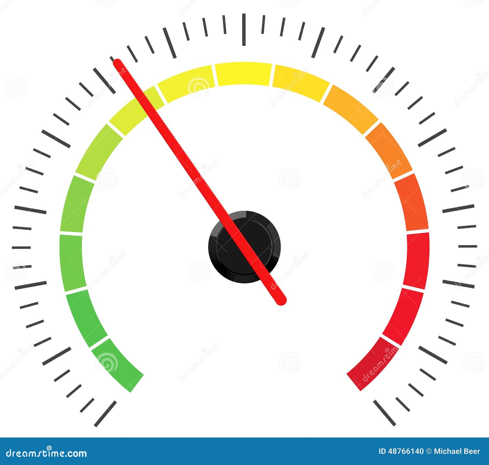 L'indicatore di livello illustrazione di stock. Illustrazione di ...