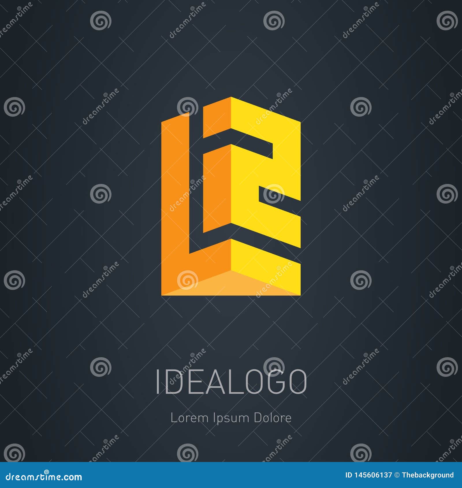 L2 Initial 3d Logo. Vector Design Element or 3d Icon Stock Vector ...