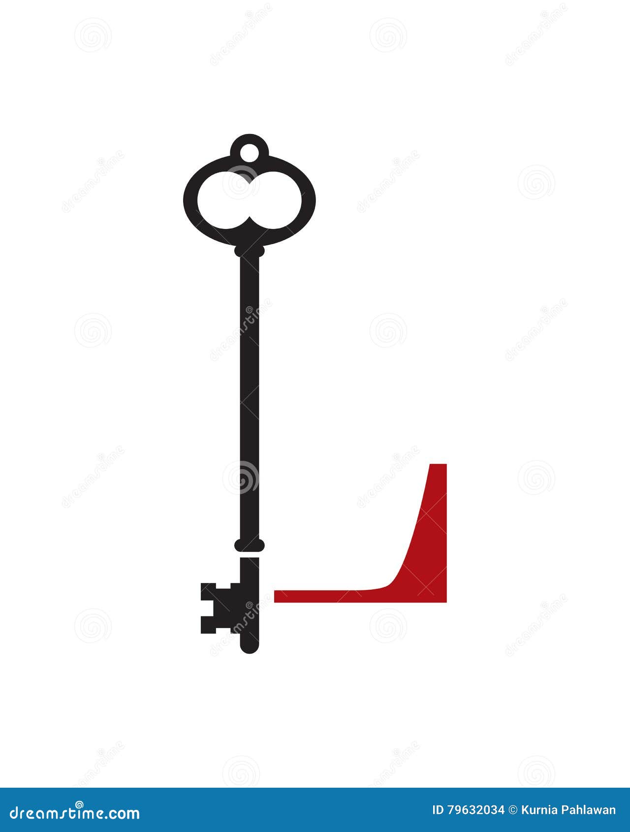 L Key stock illustration. Illustration of commercial - 79632034