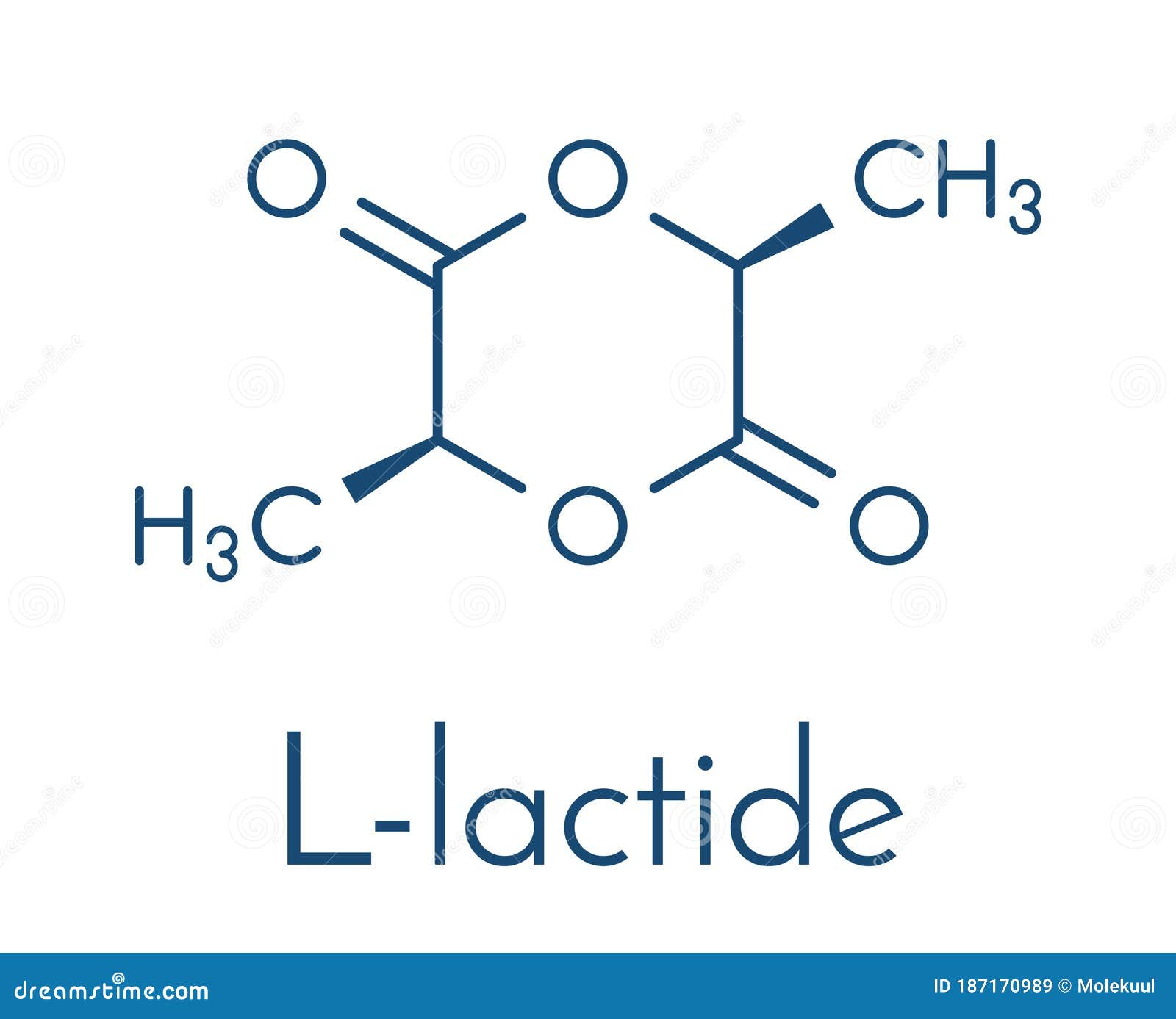 L-lactide PLA Precursor Molecule. Used in Synthesis of Polymeric ...