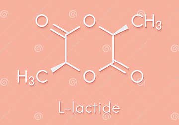 L-lactide PLA Precursor Molecule. Used in Synthesis of Polymeric ...