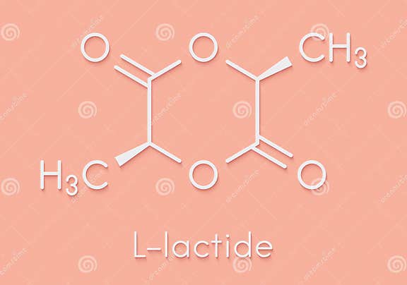 L-lactide PLA Precursor Molecule. Used in Synthesis of Polymeric ...