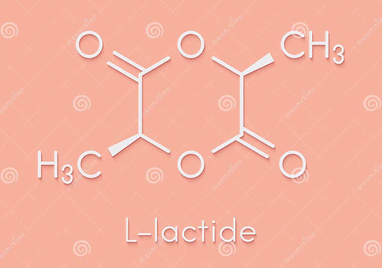 L-lactide PLA Precursor Molecule. Used in Synthesis of Polymeric ...