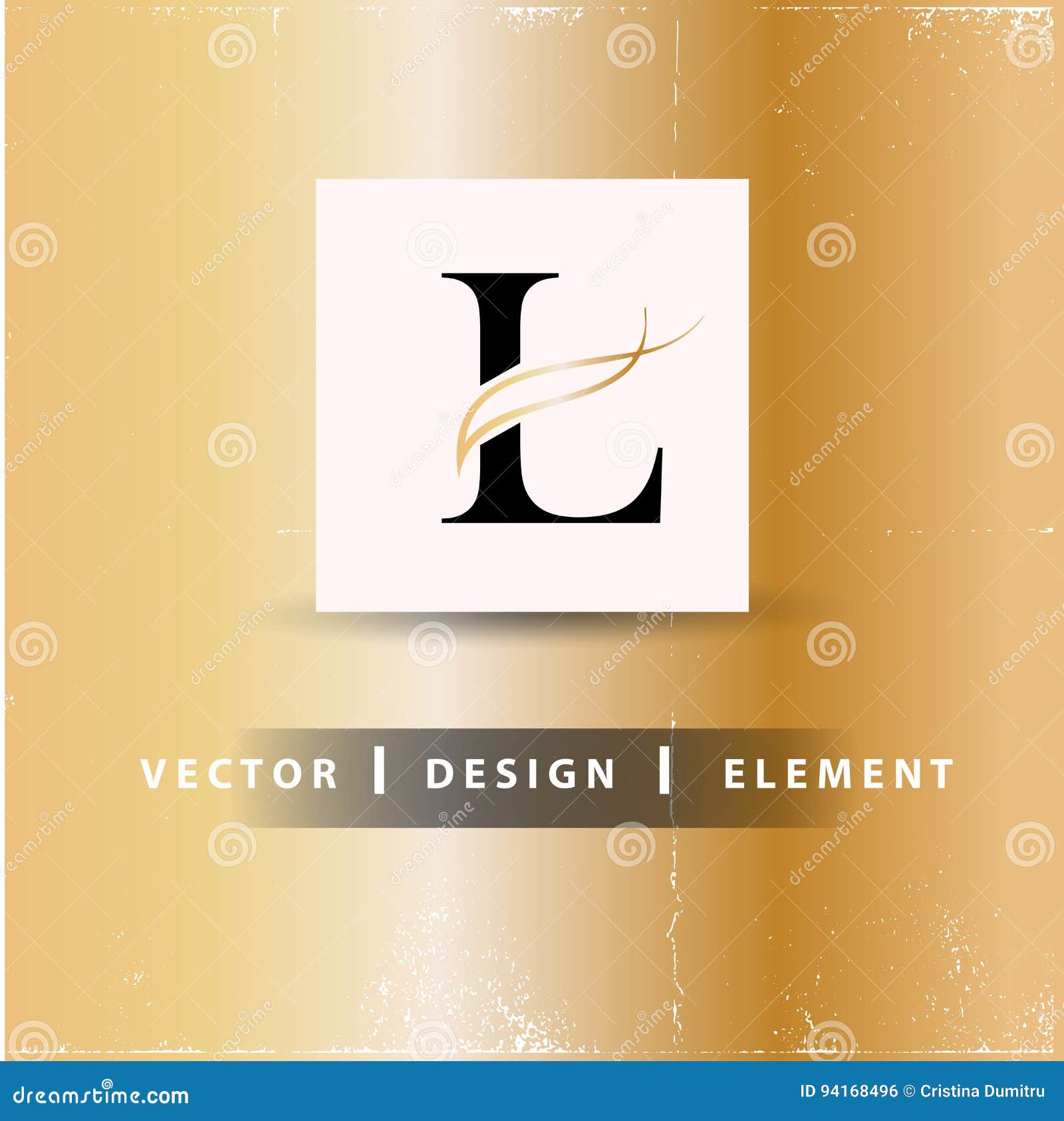 L Letra Logo Design Concept Ilustración del Vector - Ilustración de ...