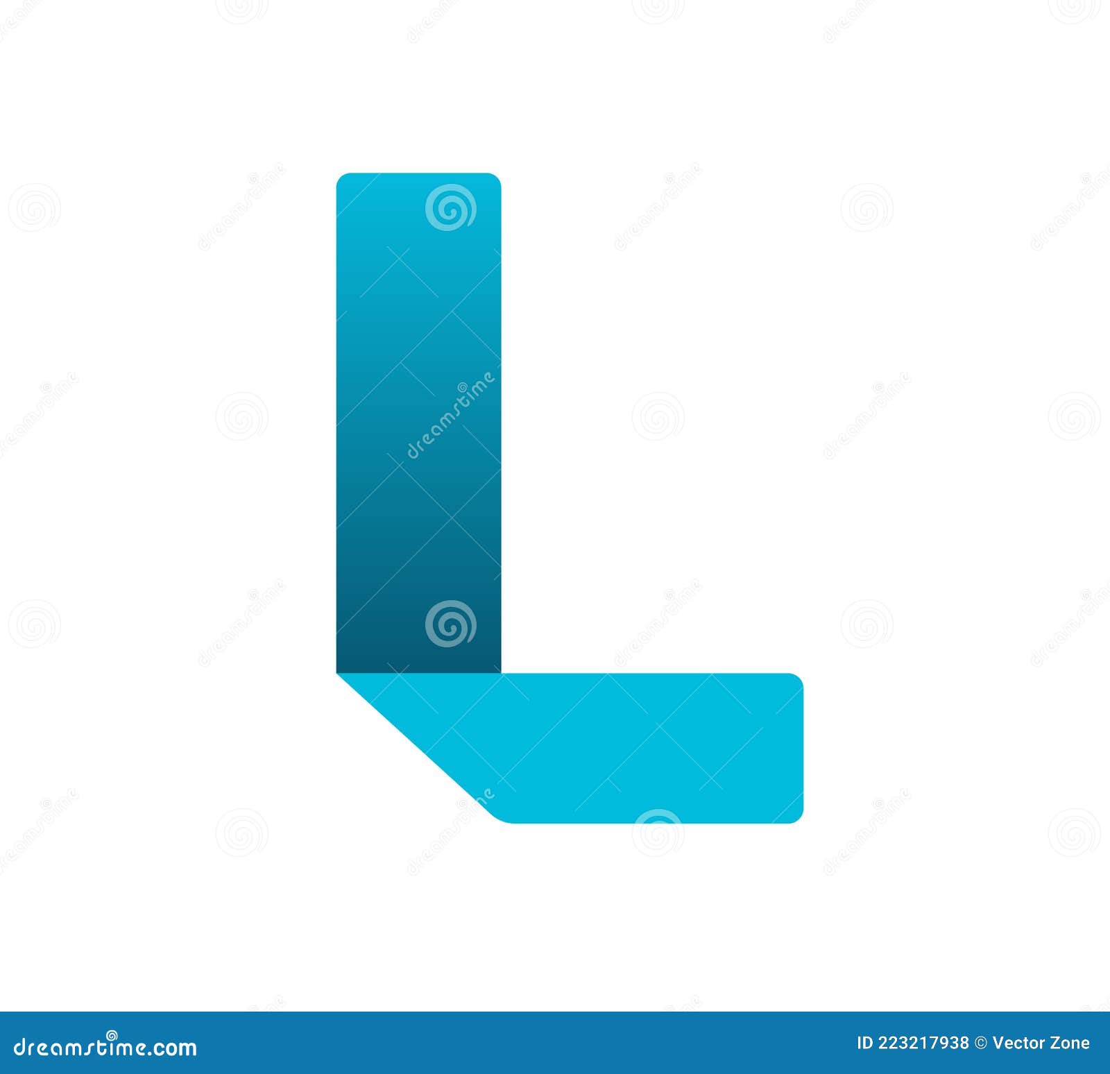 L Letter Vector Illustration. Stock Vector - Illustration of card ...