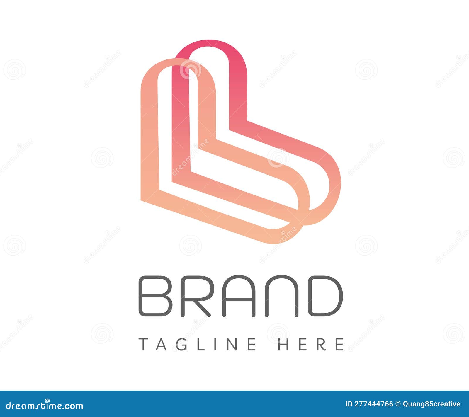 Letter L Logo Design. Letter L with Heart Logo Stock Vector ...