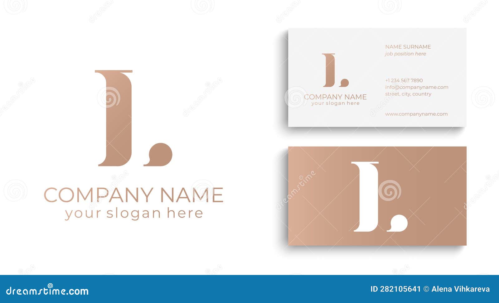 L Logo. L Letter Logo Template Elements. Personal Monogram. Vector ...