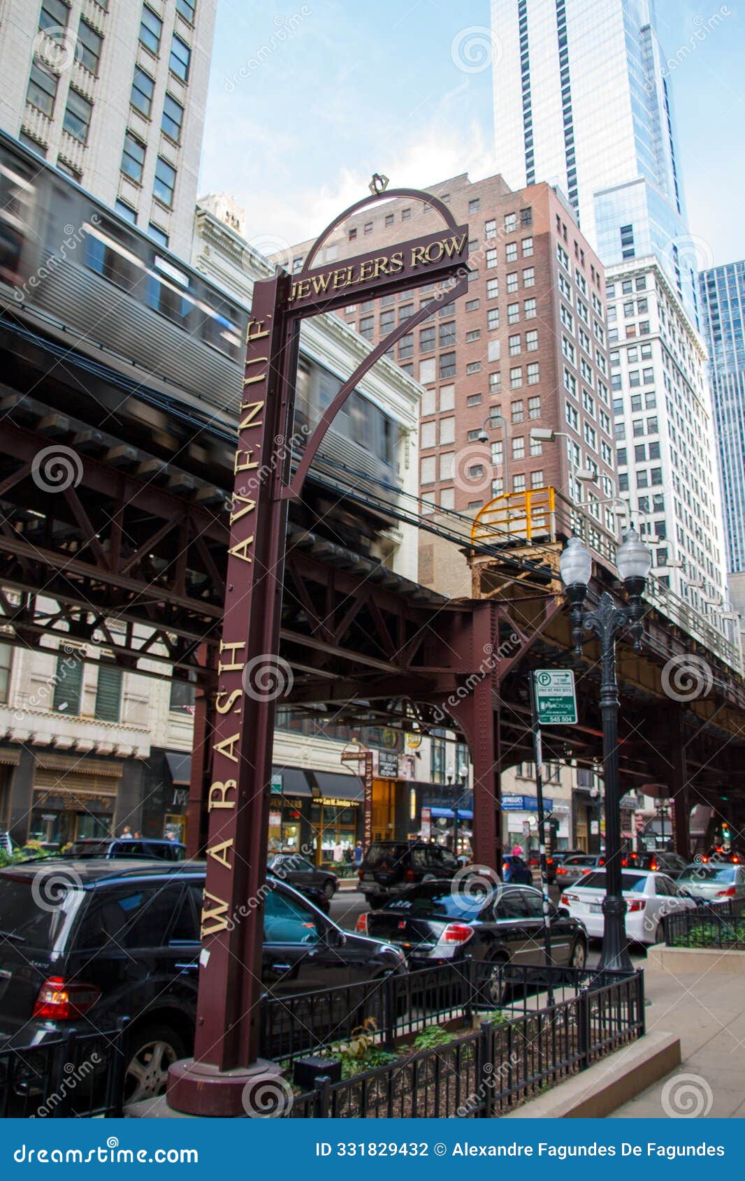 The L at the Loop in Downtown, Chicago, IL, USA Editorial Photography ...