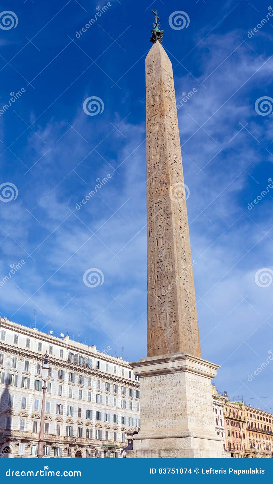 L'obelisco Di Lateran, Roma, Italia Fotografia Stock - Immagine di ...