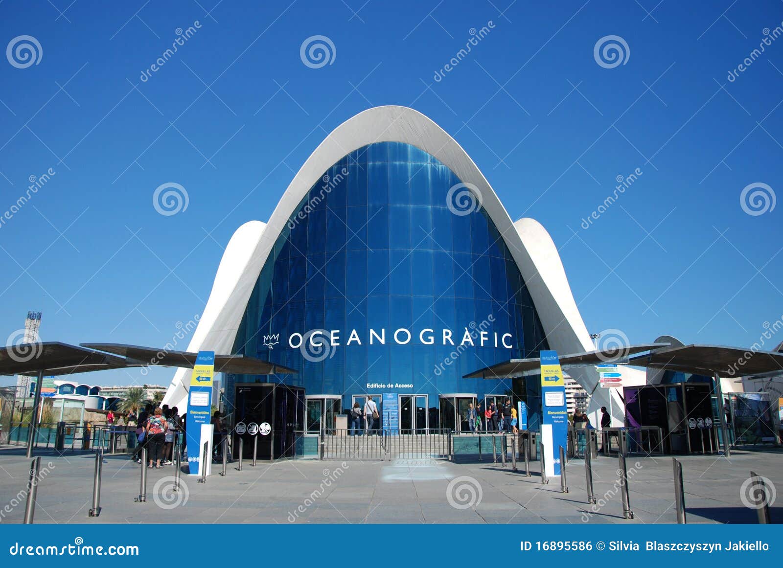 L Oceanografic, Valencia. editorial photo. Image of style - 16895586