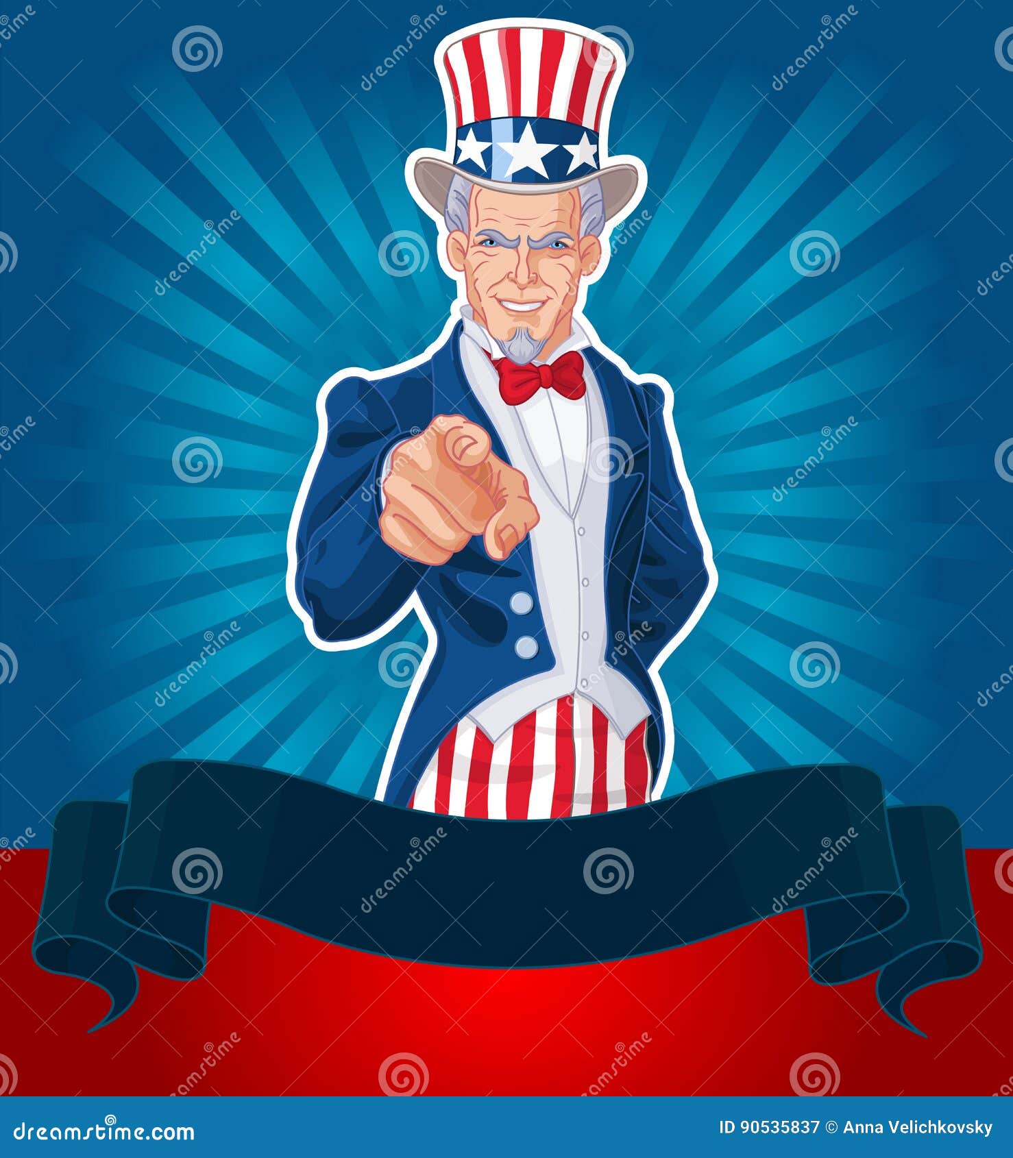 L'Oncle Sam vous veut ! illustration de vecteur. Illustration du image ...