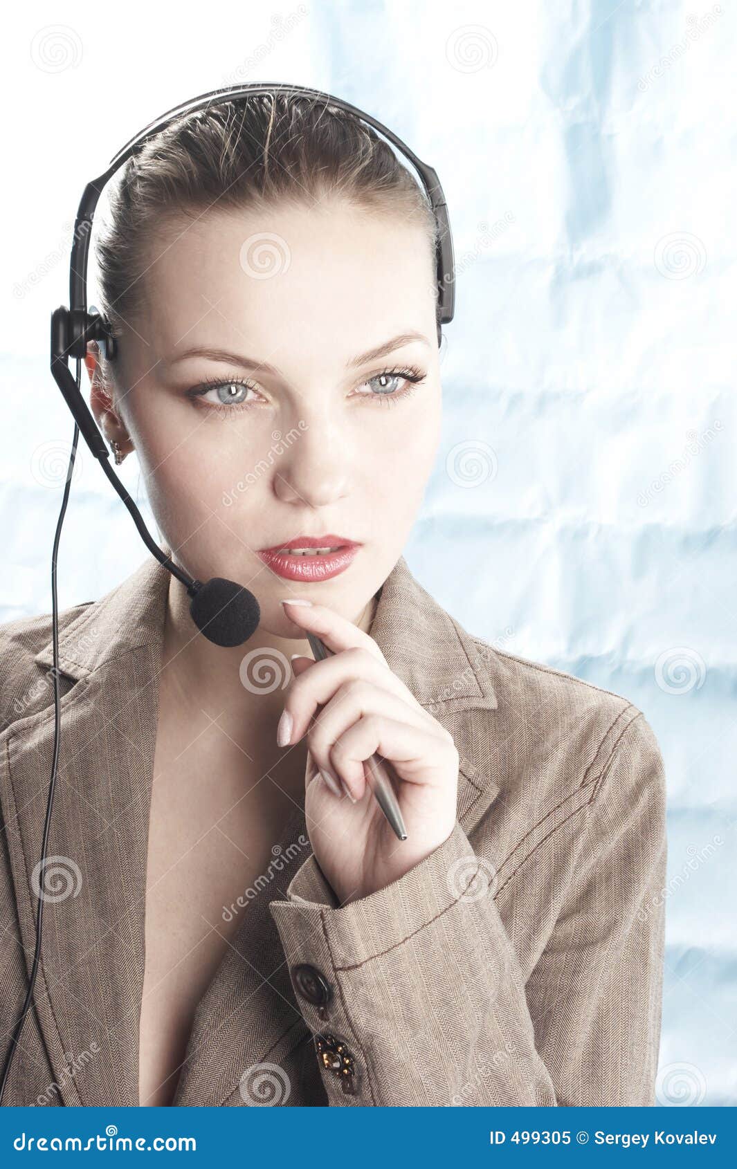 L'operatore immagine stock. Immagine di persona, copia - 499305