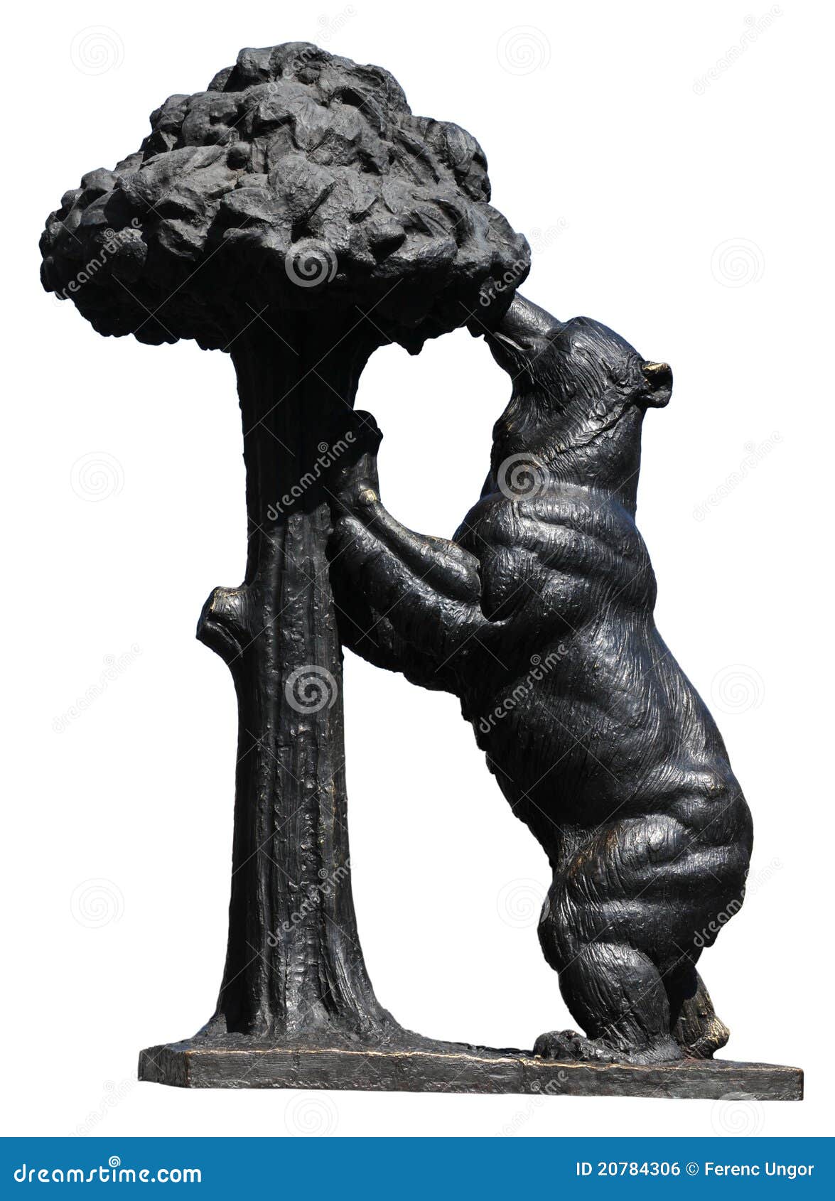 L'ours, symbole de Madrid photo stock. Image du solénoïde - 20784306