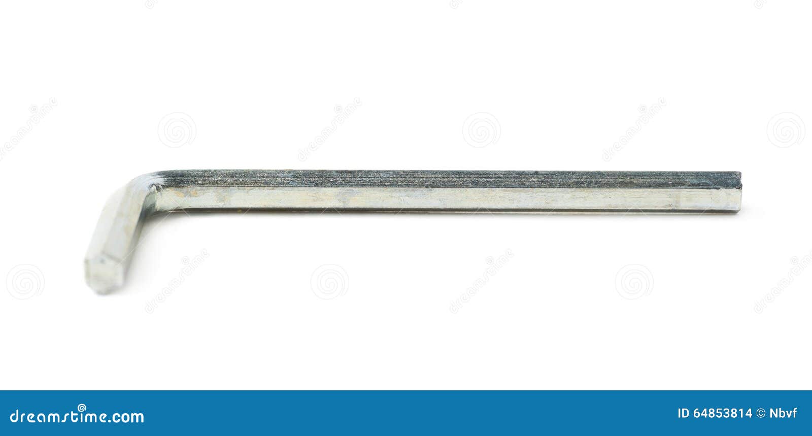 L Shaped Hex Screwdriver Isolated Stock Photo - Image of chrome, home ...