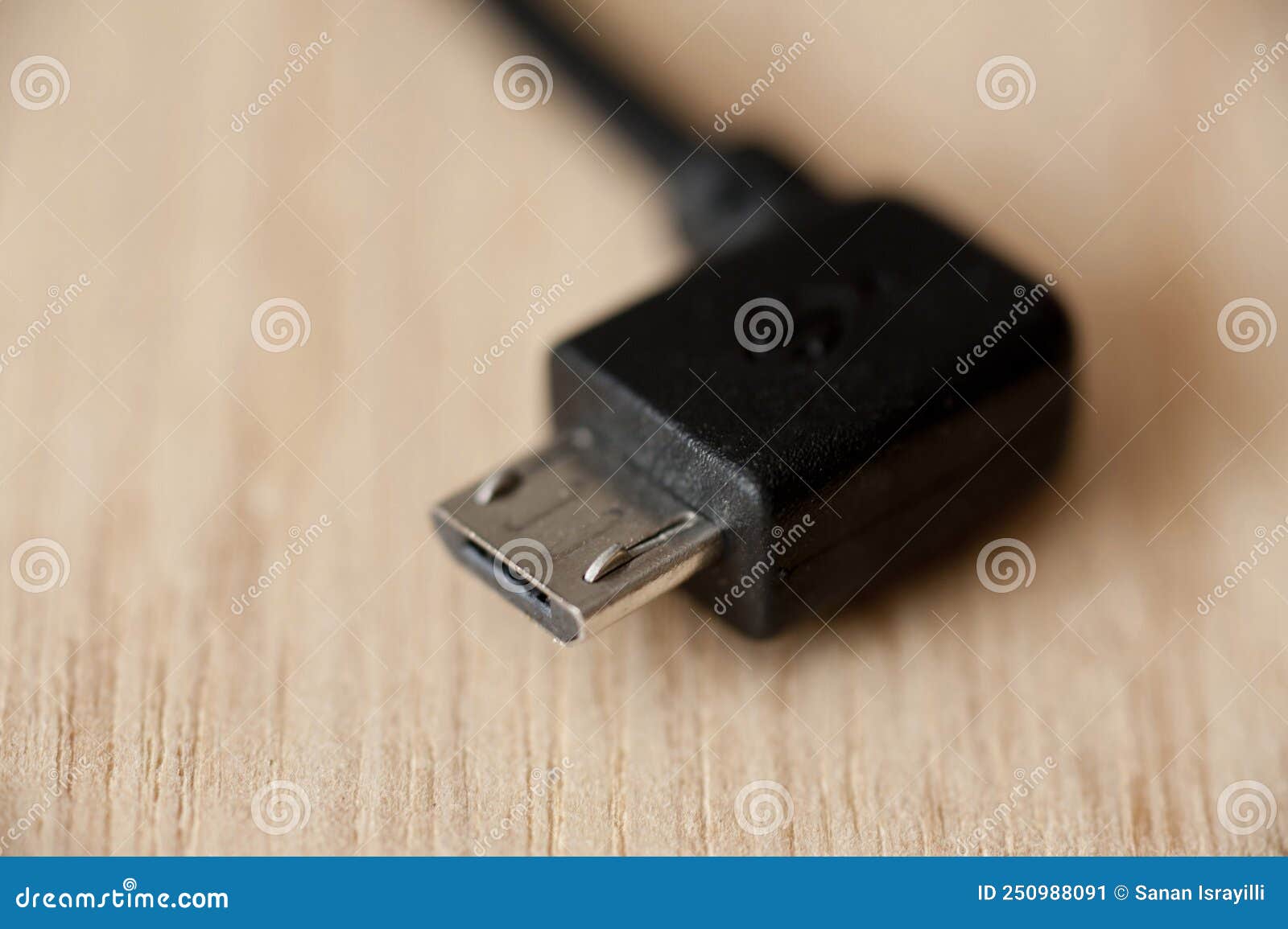 Micro USB Cable Connection stock image. Image of plastic - 250988091