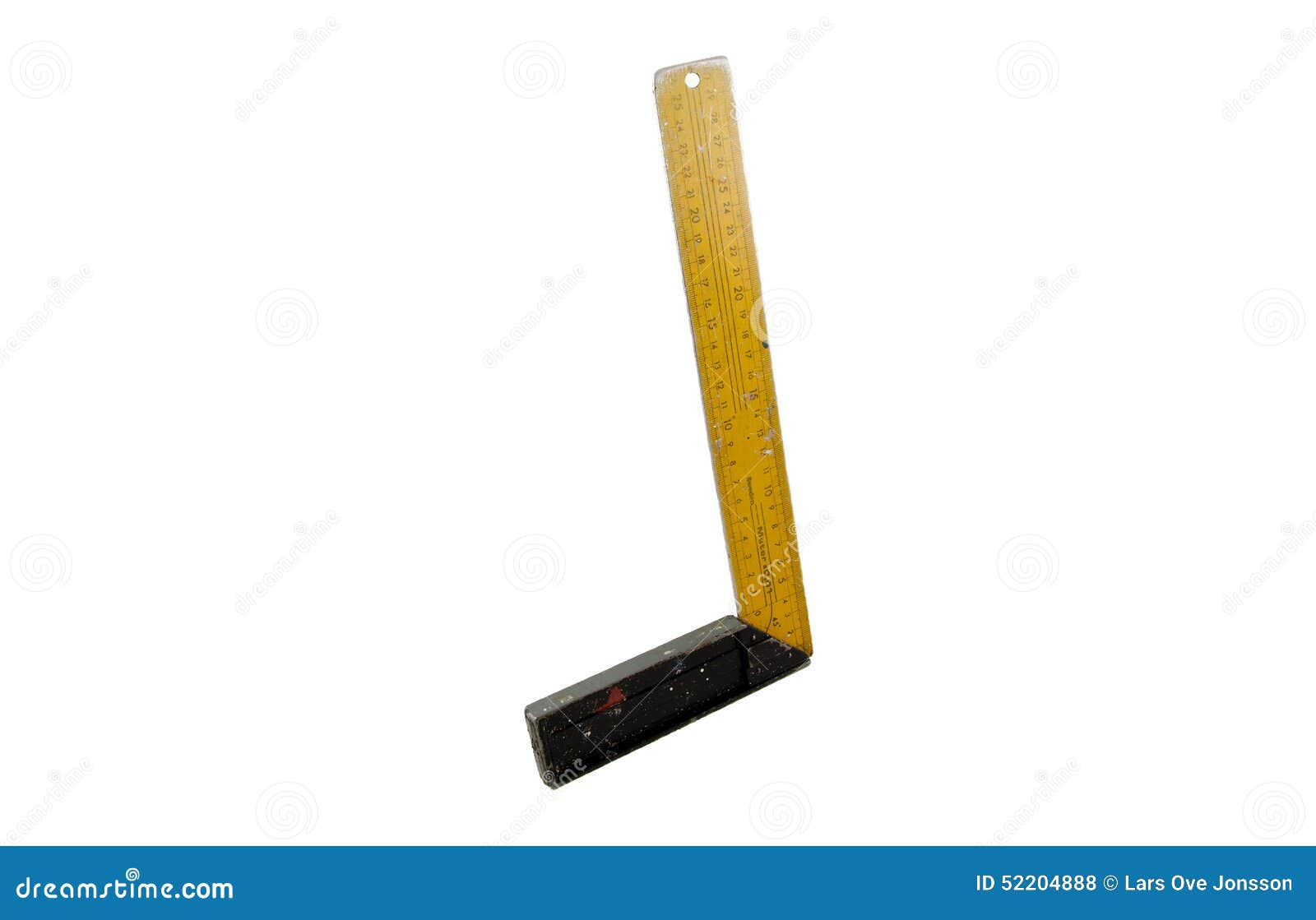 L-square stock photo. Image of tapemeasure, yellow, angle - 52204888