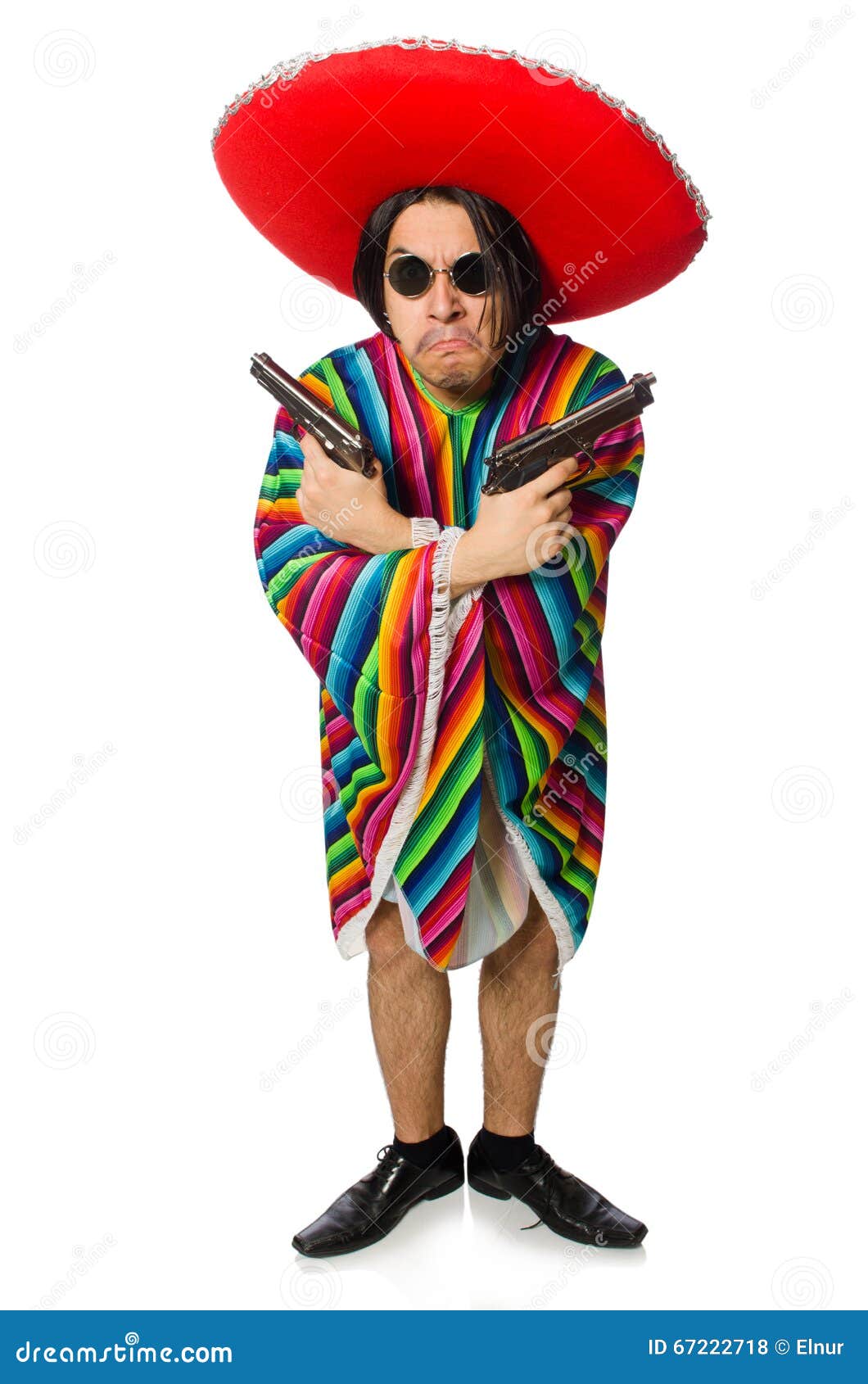 L'uomo Messicano Nudo Isolato Su Bianco Fotografia Stock - Immagine di ...