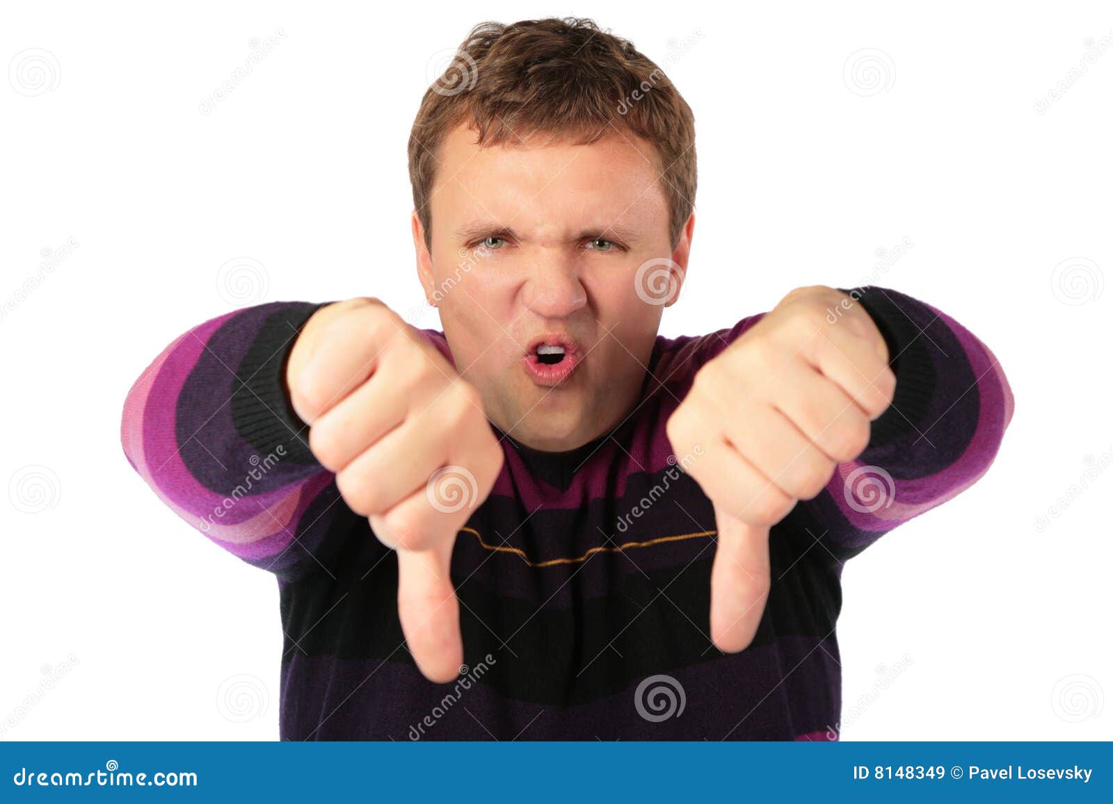 L'uomo Mostra Il Malcontento Immagine Stock - Immagine di rabbia ...