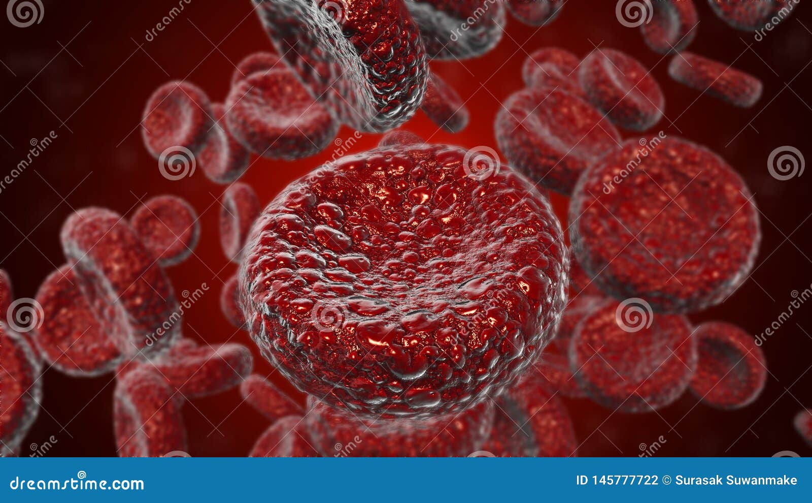 L'utilisation De Globules Rouges Comme Illustration M?dicale Est Une ...